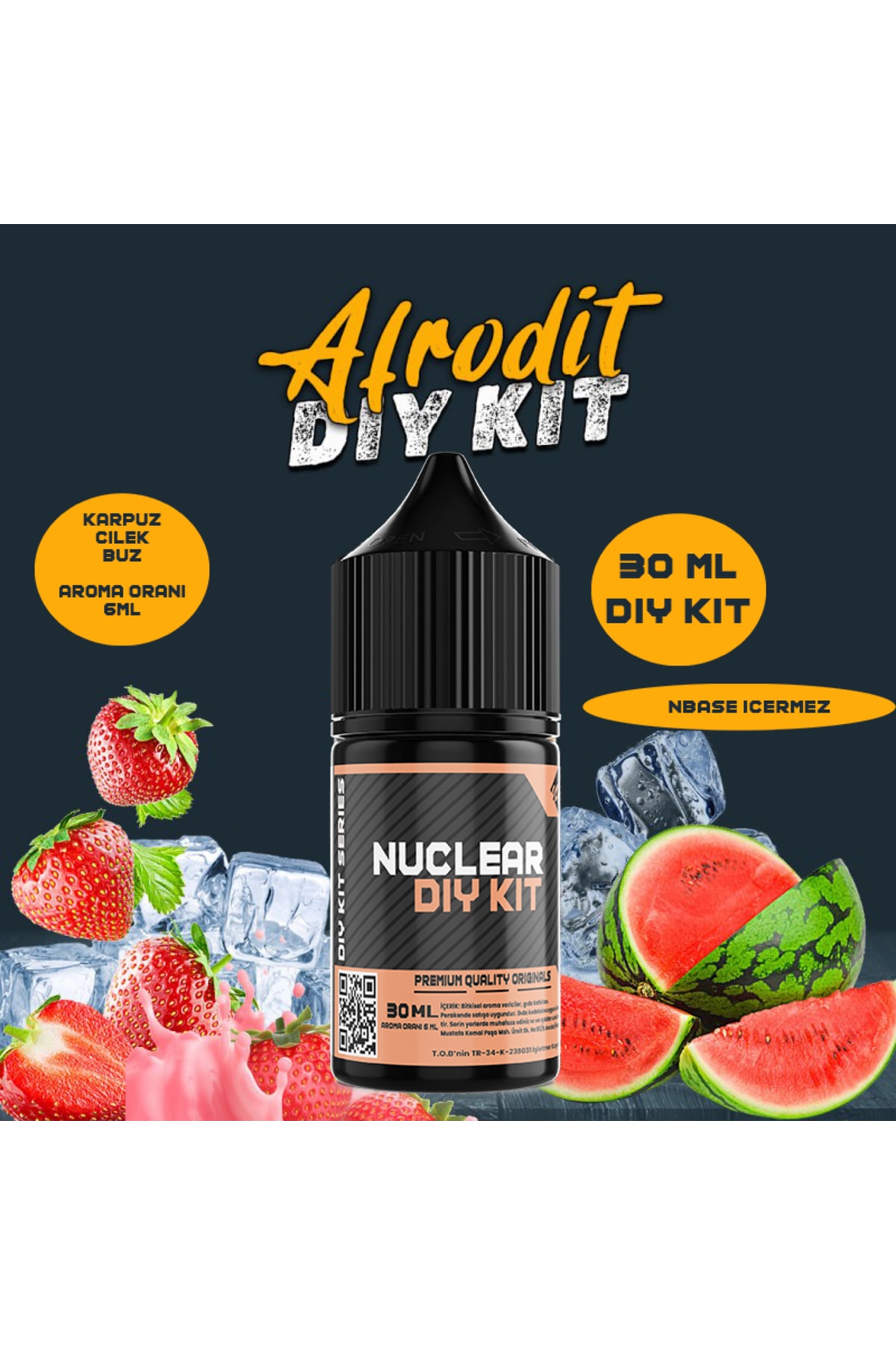 Nuclear Kimya Afrodit - 30 ml Dıy Kit (ŞİŞEDE SADECE 6 ML AROMA VARDIR HAZIR DEĞİLDİR) Fiyatı ...