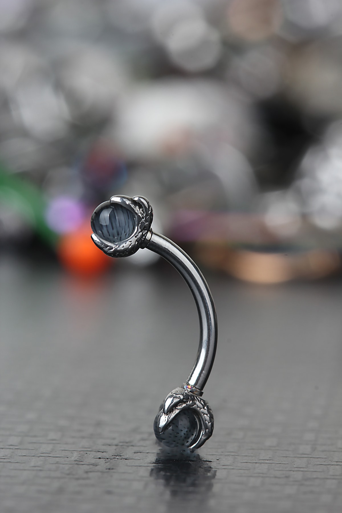 depozoom Cerrahi Çelik Banana Tragus Kıkırdak Helix Rook Orbital ...