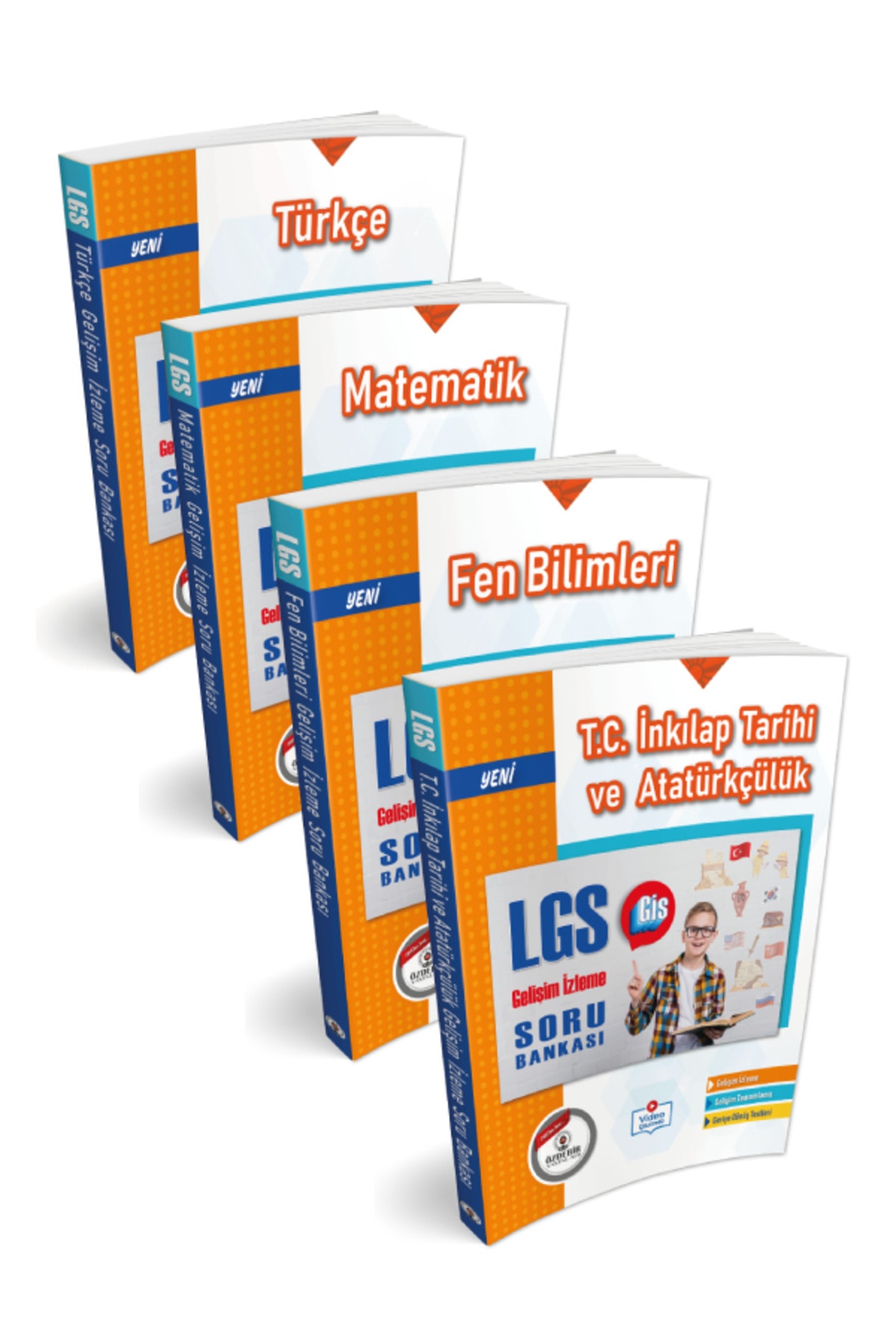 ÖZDEBİR YAYINEVİ Özdebir 8.sınıf Lgs 4'lü Gelişim Izleme Gis Soru Bankası Seti - Fiyatı, Yorumları