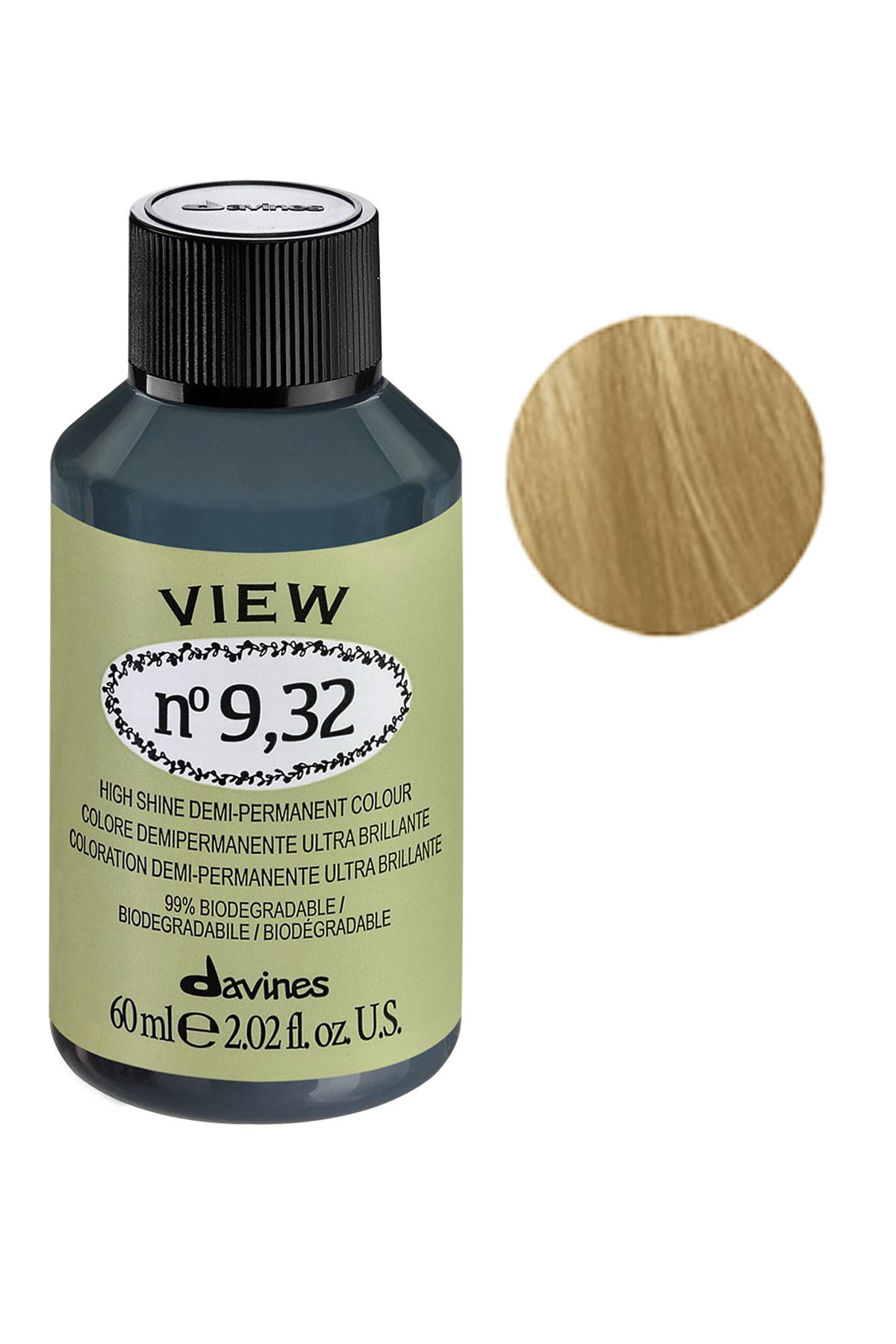 Davines View Yarı Kalıcı Saç Boyası 60 ml - 9,32 Çok Açık Kımral İrize ...