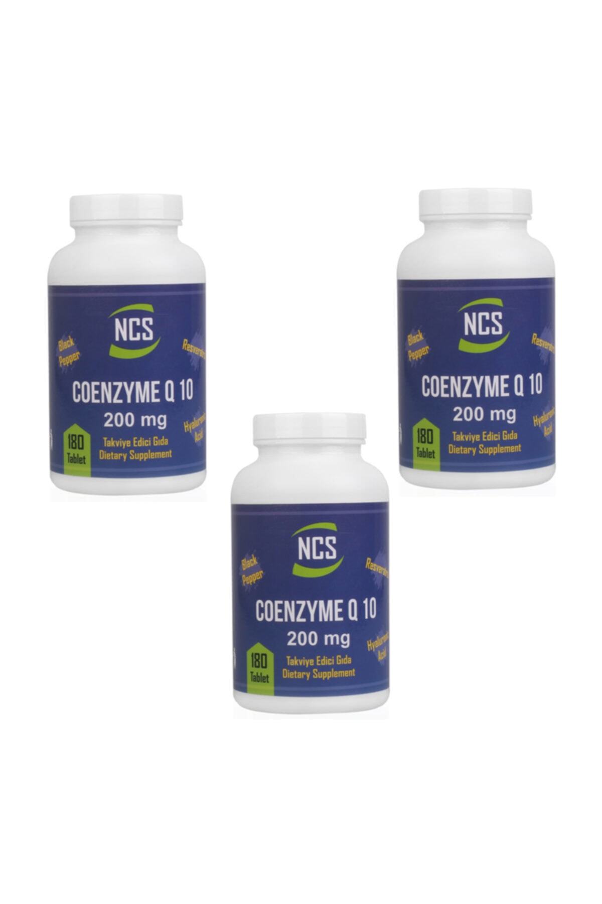 Ncs Coenzyme Q-10 Hyaluronik Asit Resveratrol Piper Nigrum 180 Tablet 3 ...