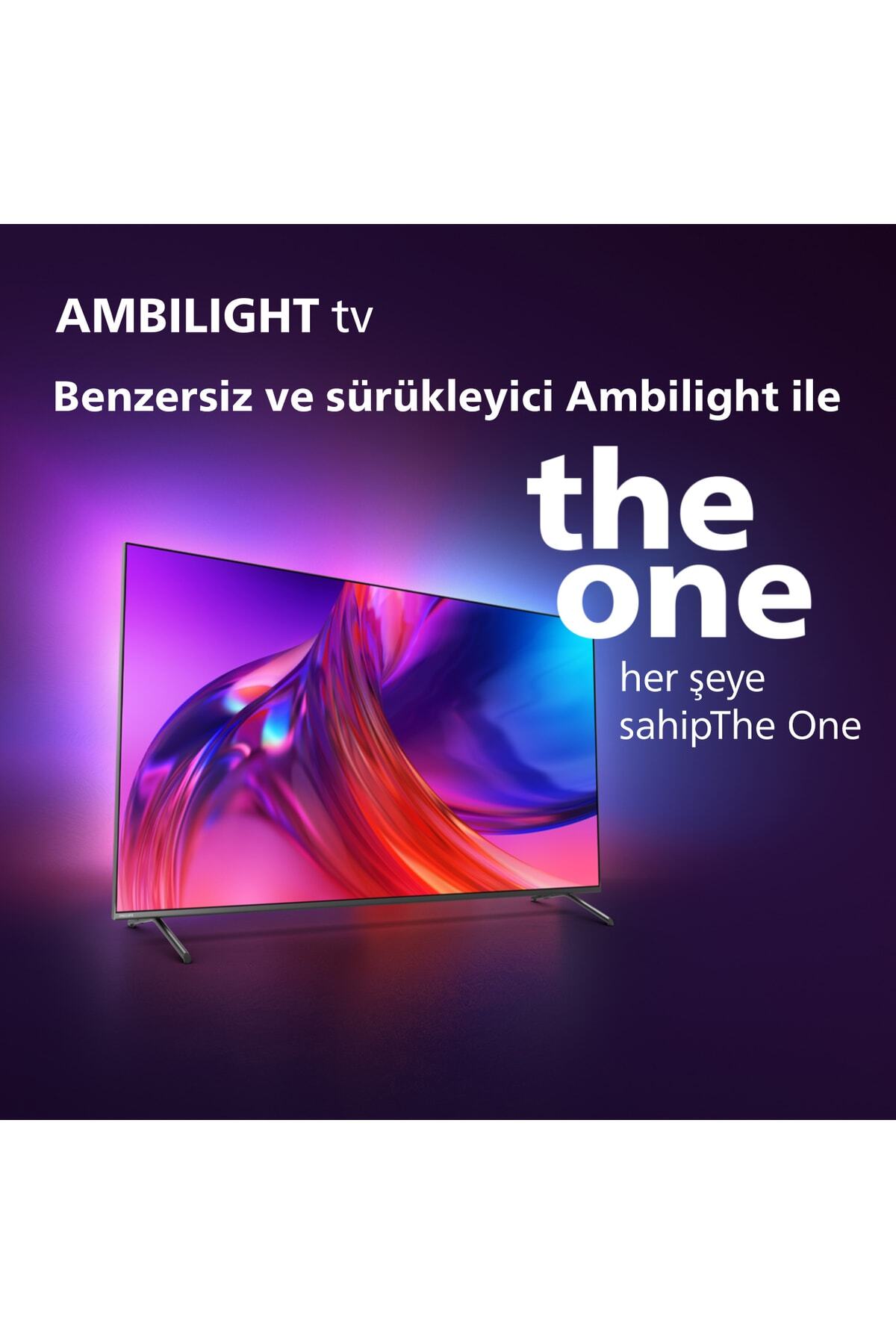 Philips 75PUS8808 75" 190 Ekran Uydu Alıcılı 4K Ultra HD Google Smart ...