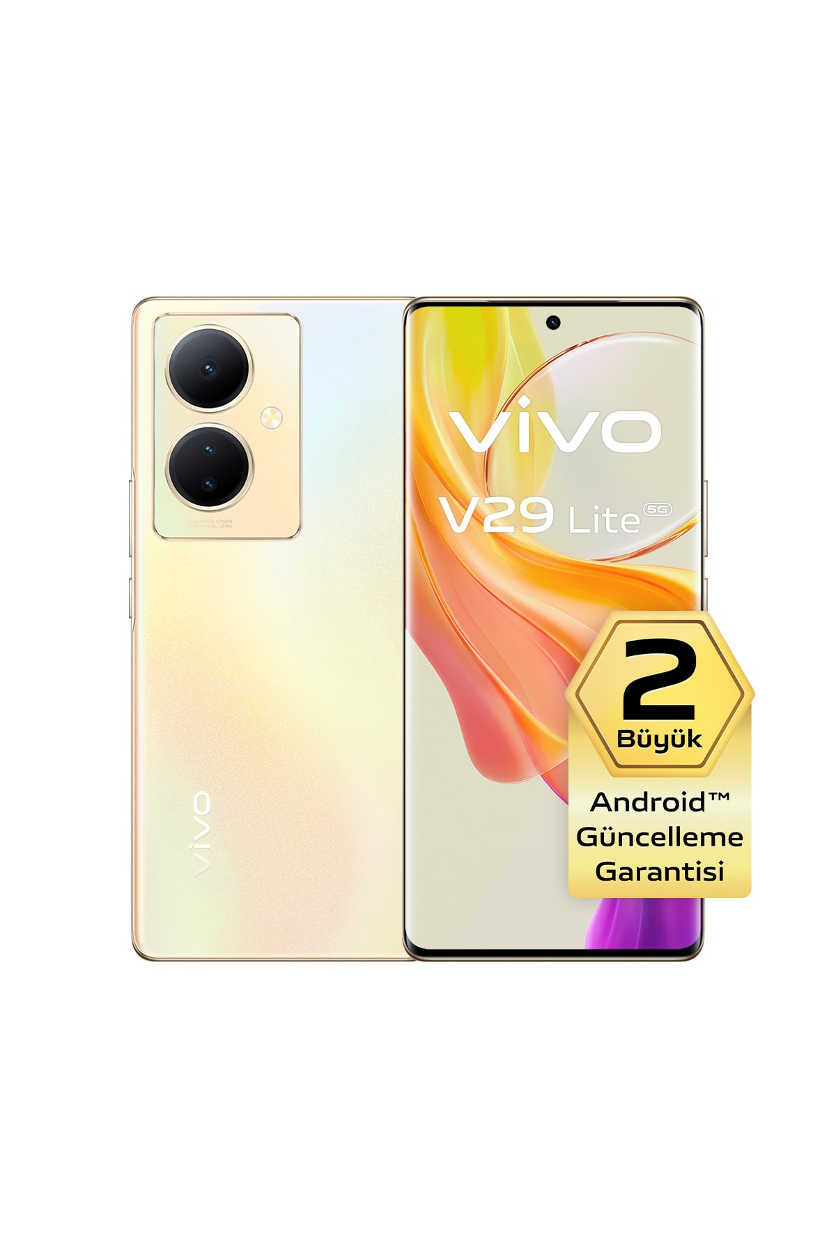 vivo V29 Lite 5G 256 GB 8 GB Ram Altın Işıltısı Cep Telefonu (vivo ...