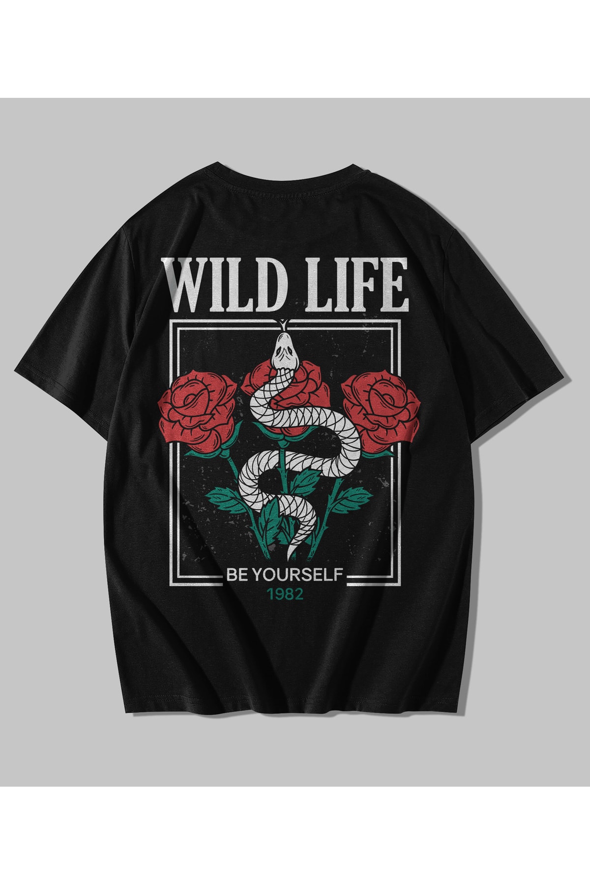zoki T-Shirt - Black - Oversize - Trendyol