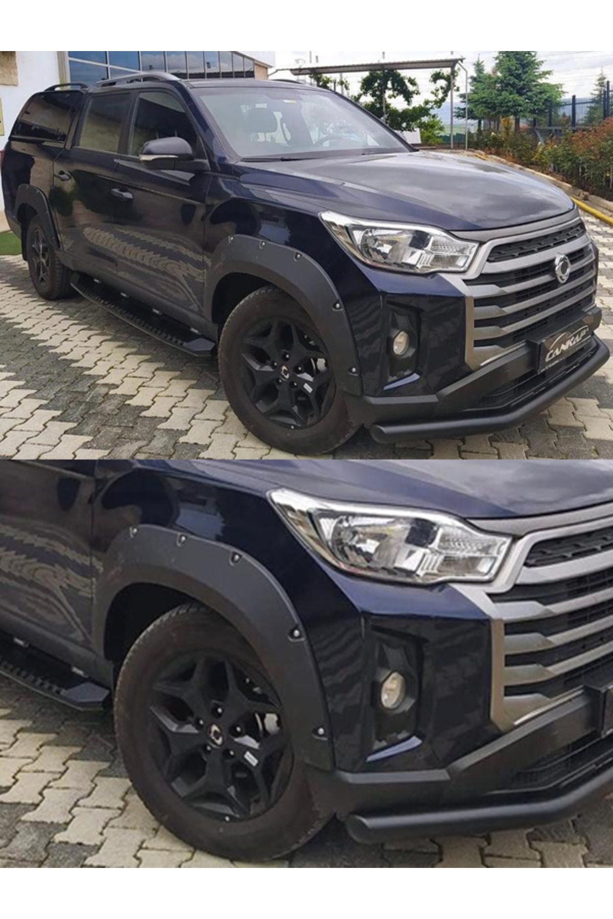TEK OFFROAD GARAGE SSYOUNG MUSSO GRAND ABS PLASTİK DODİK SETİ Uyumlu ...