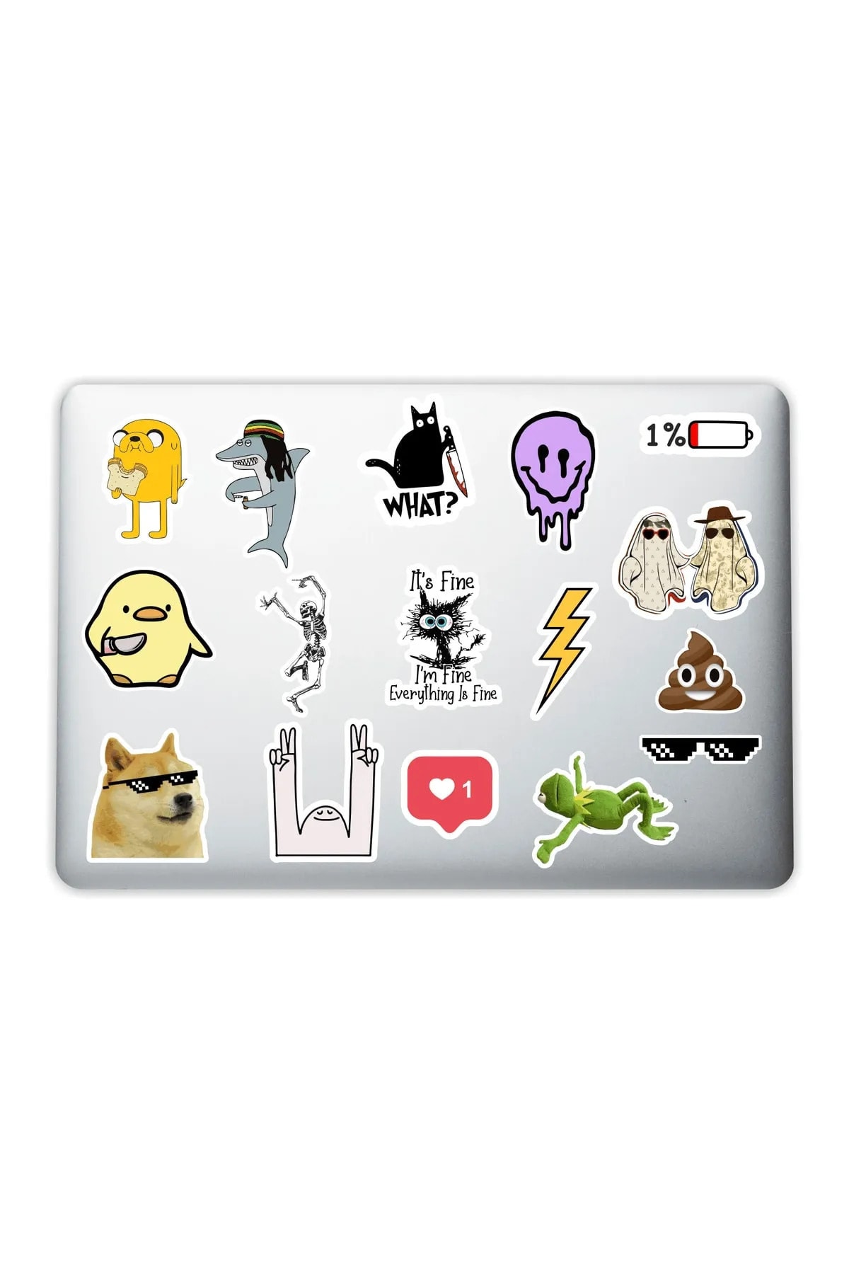 Quart Aksesuar Dekoratif Laptop Notebook Tablet Telefon Sticker Set 017 ...