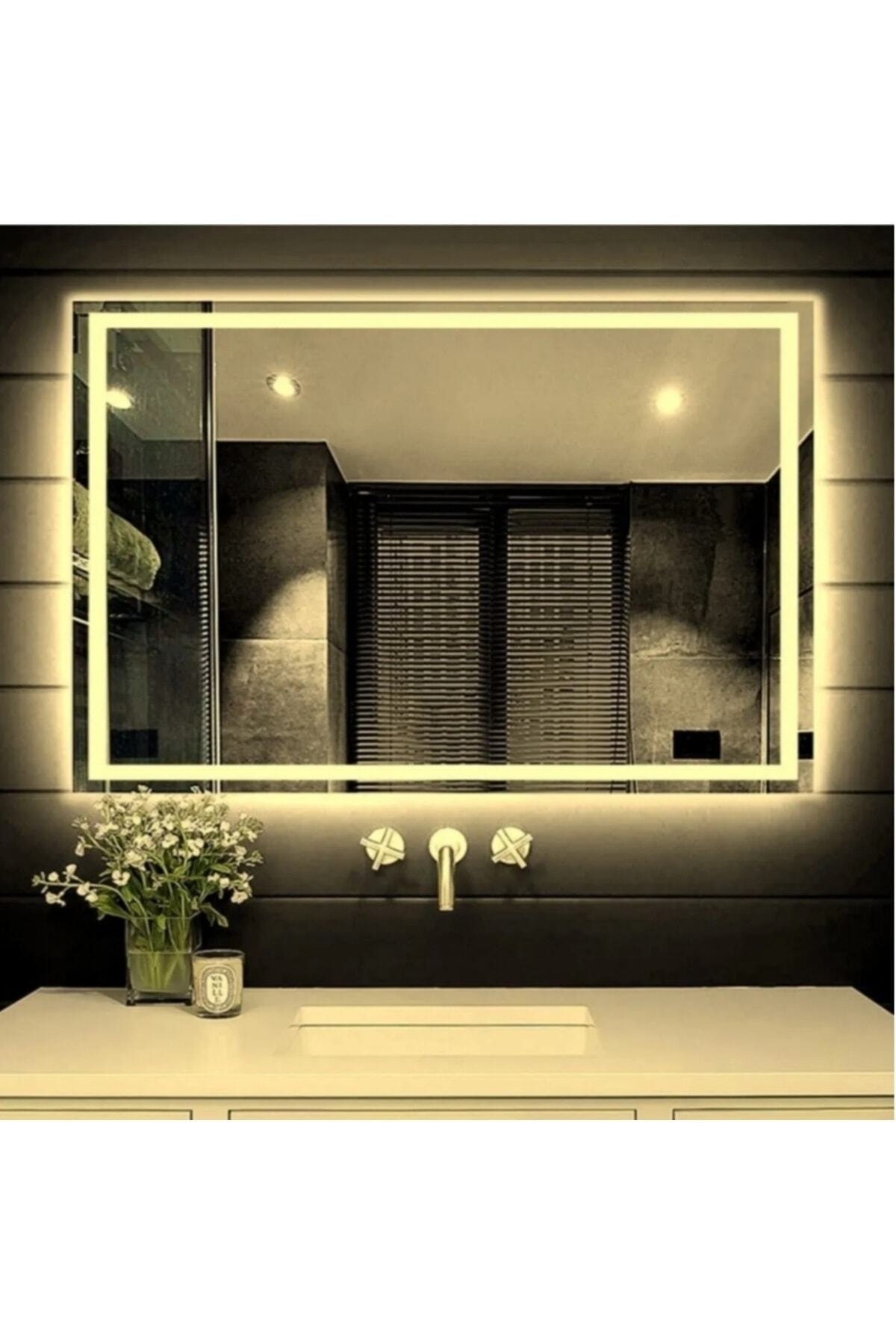 Ayna Erciyes Home 80x60 Led Işıklı Kumlamalı Banyo Fiyatı, Yorumları ...