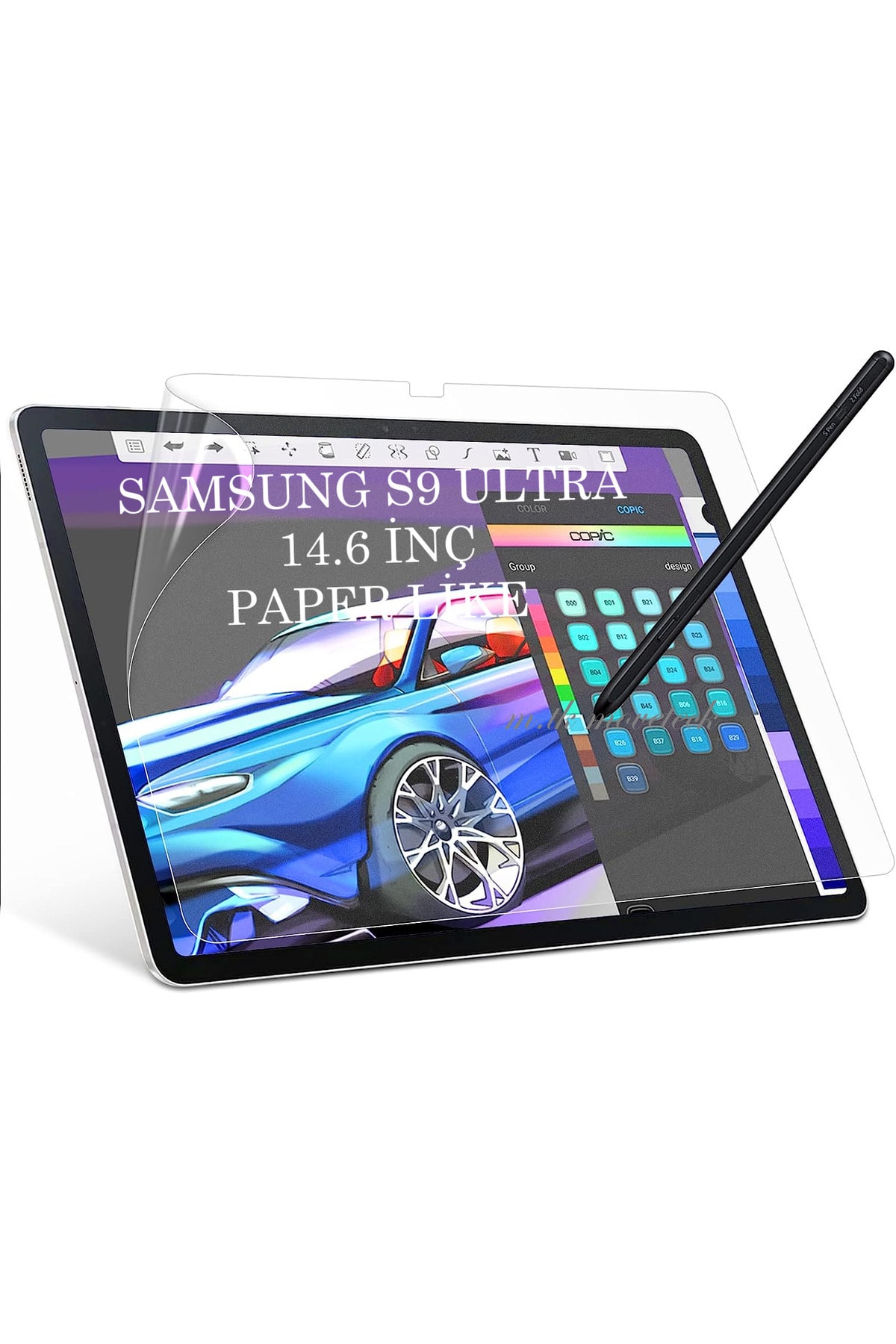 m.tk moveteck Samsung Galaxy Tab S9 Ultra 14.6 Tablet Uyumlu Paper Like ...