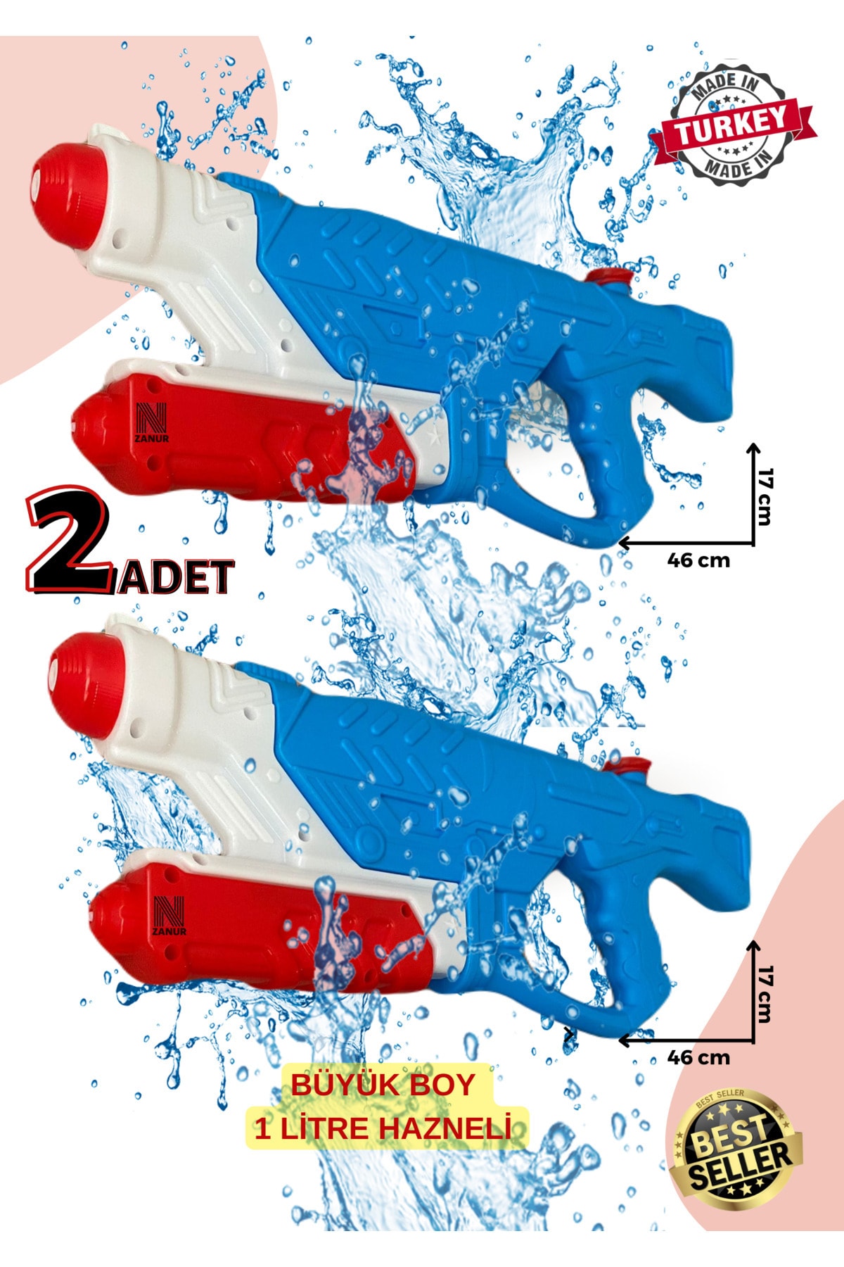 zanur 2 Adet Pompalı Su Tabancası. Fiyatı, Yorumları - Trendyol