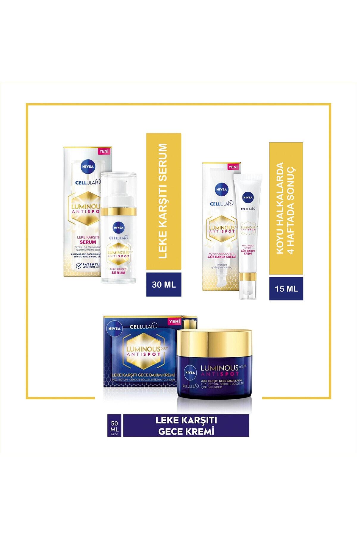 NIVEA Cellular Luminous 630 3 LÜ Set - Fiyatı, Yorumları