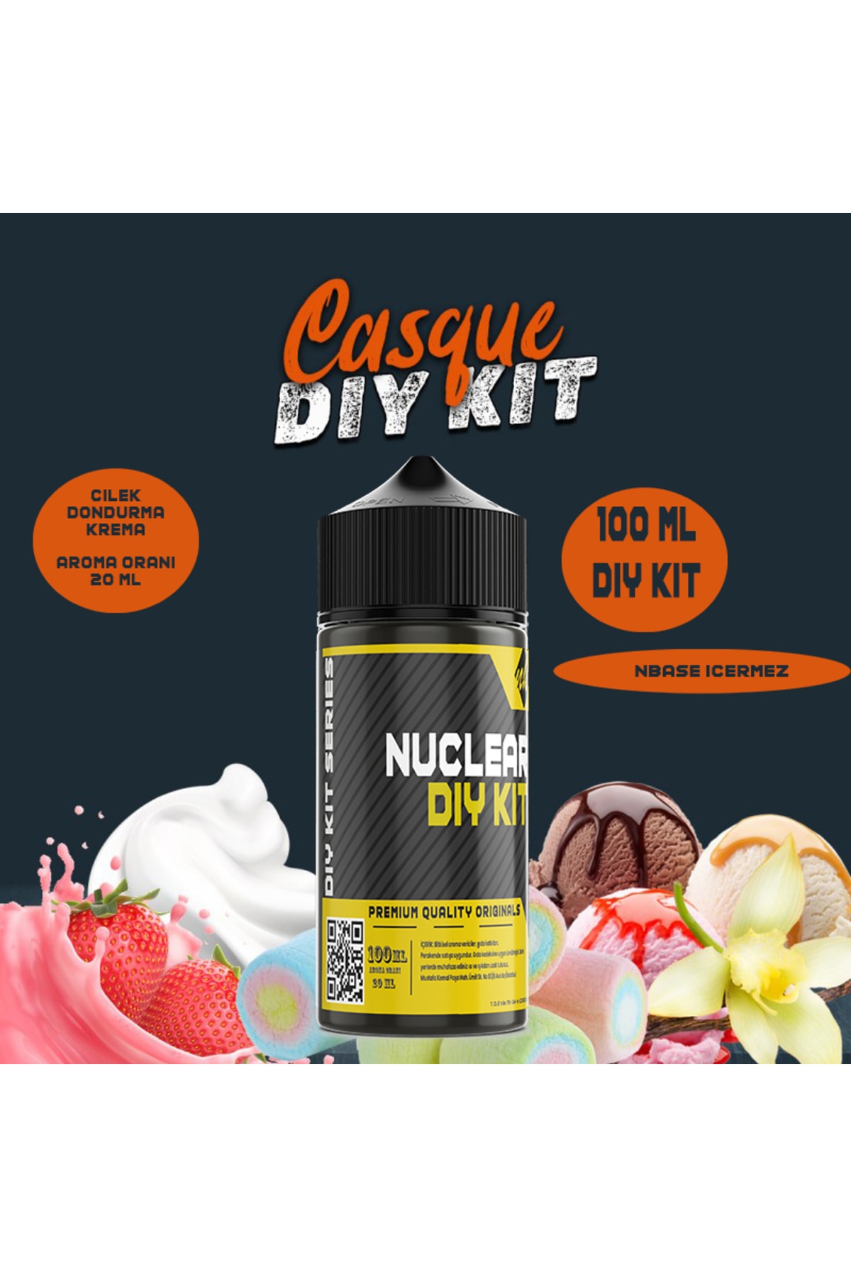 Nuclear Kimya Casque- 100 ml Dıy Kit (ŞİŞEDE SADECE 20 ML AROMA VARDIR HAZIR DEĞİLDİR) - Fiyatı ...