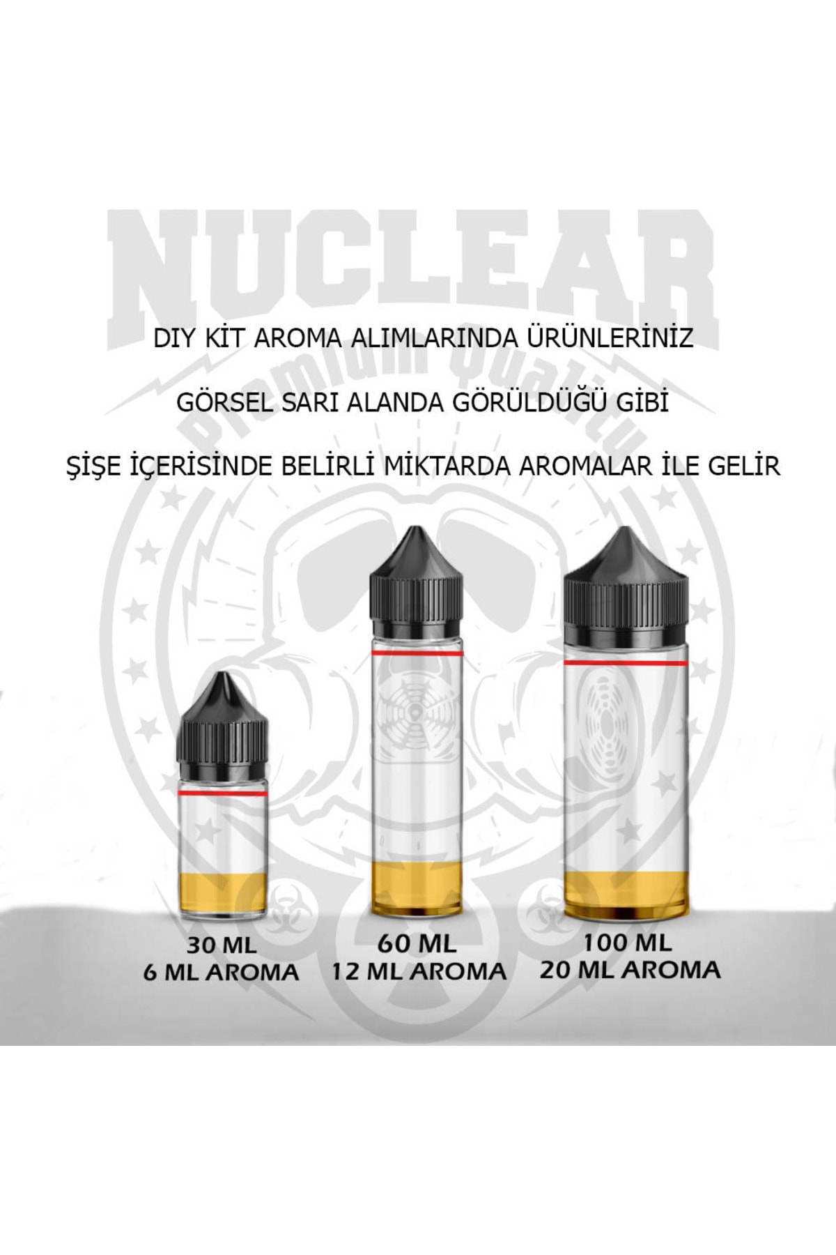 Nuclear Kimya Casque- 100 ml Dıy Kit (ŞİŞEDE SADECE 20 ML AROMA VARDIR HAZIR DEĞİLDİR) - Fiyatı ...