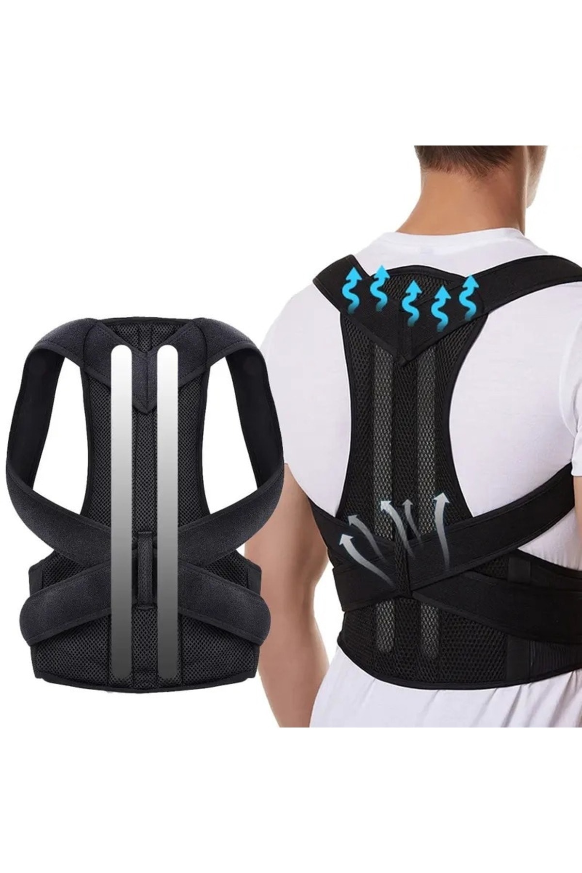Arnee Dik Duruş Korsesi Kadın Erkek Kamburluk Önleyici Medikal Korse ...