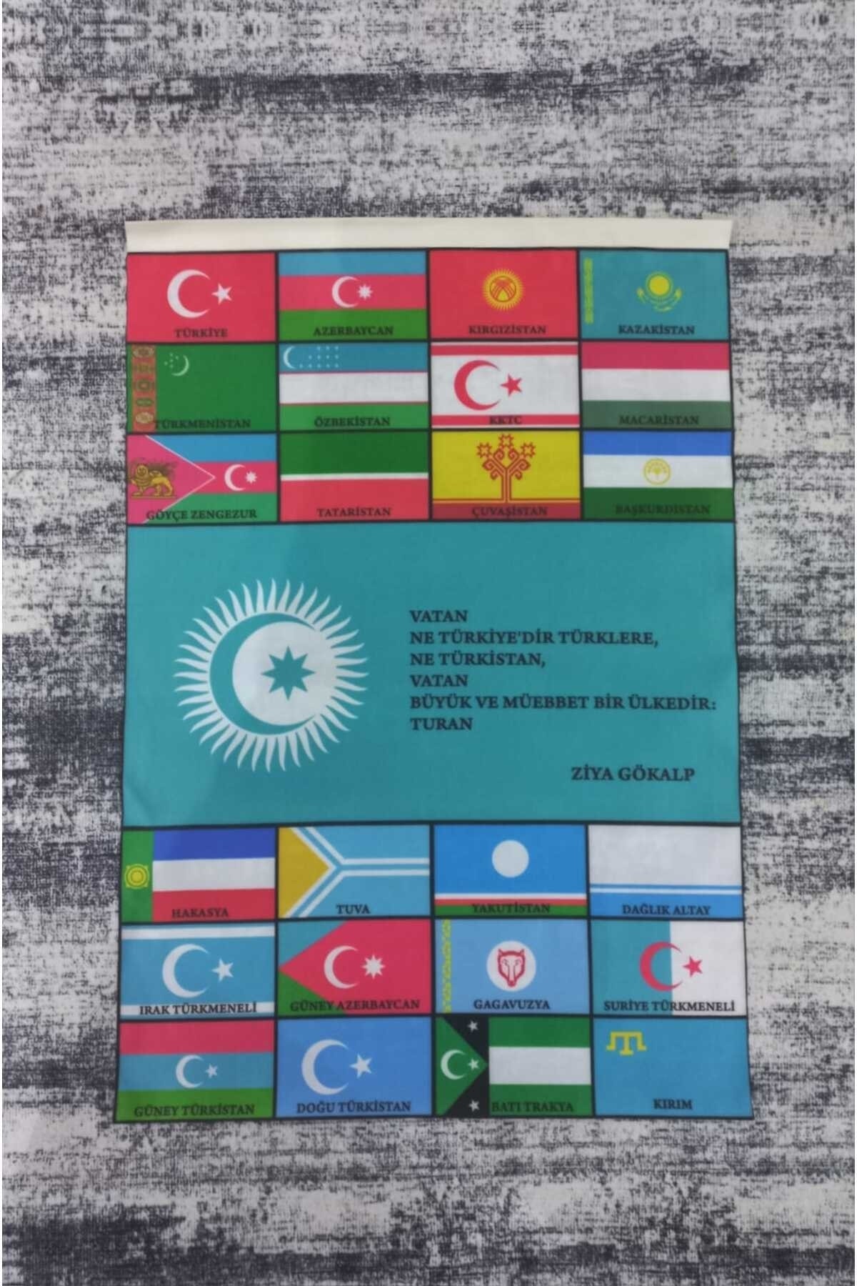 ötüken Türk Turan Birliği Baskılı Portre Bayrak Afiş Fiyatı, Yorumları - Trendyol