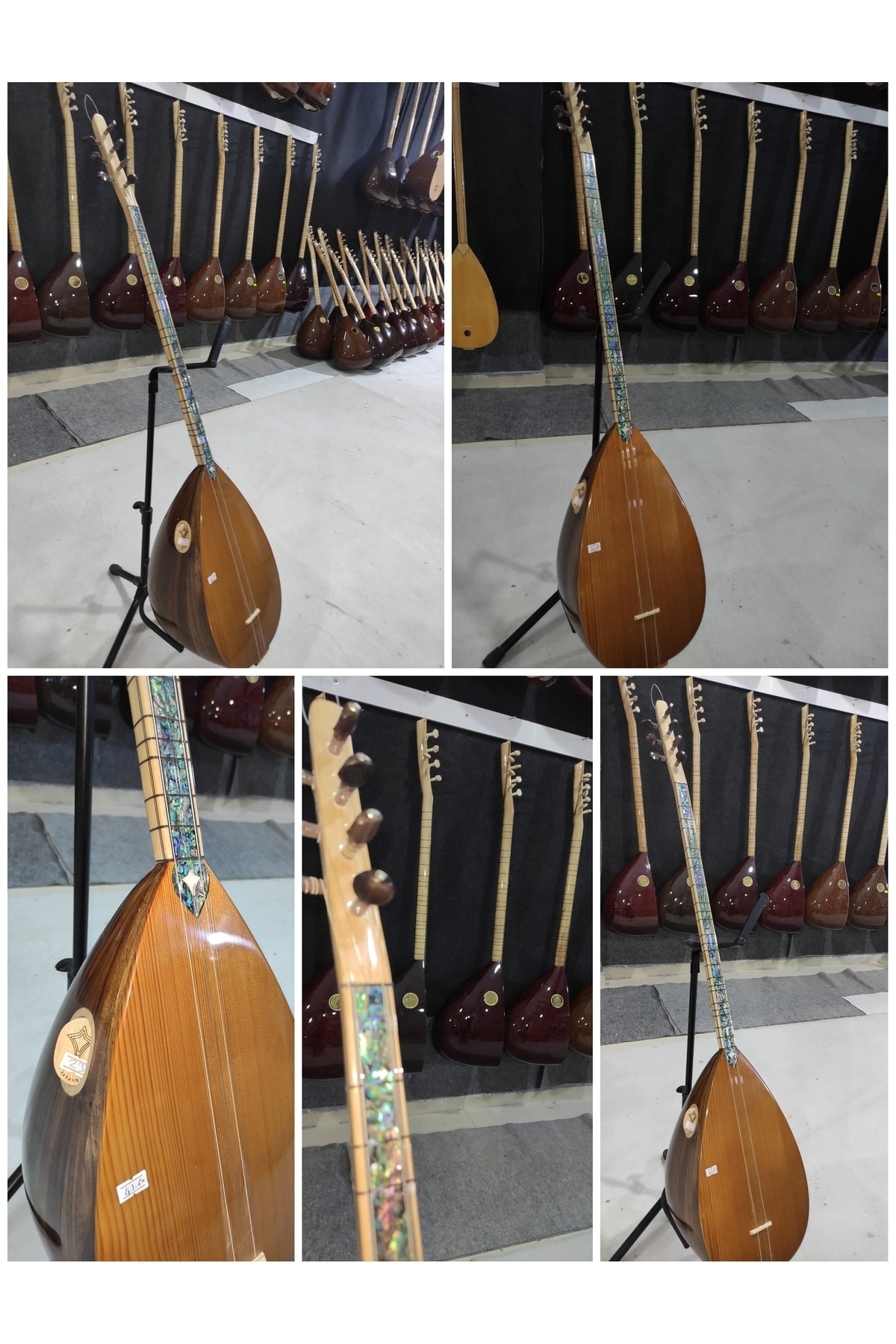 YILMAZ MÜZİK EVİ 41 cm ceviz full sedefli saz prefesyonel saz Fiyatı ...