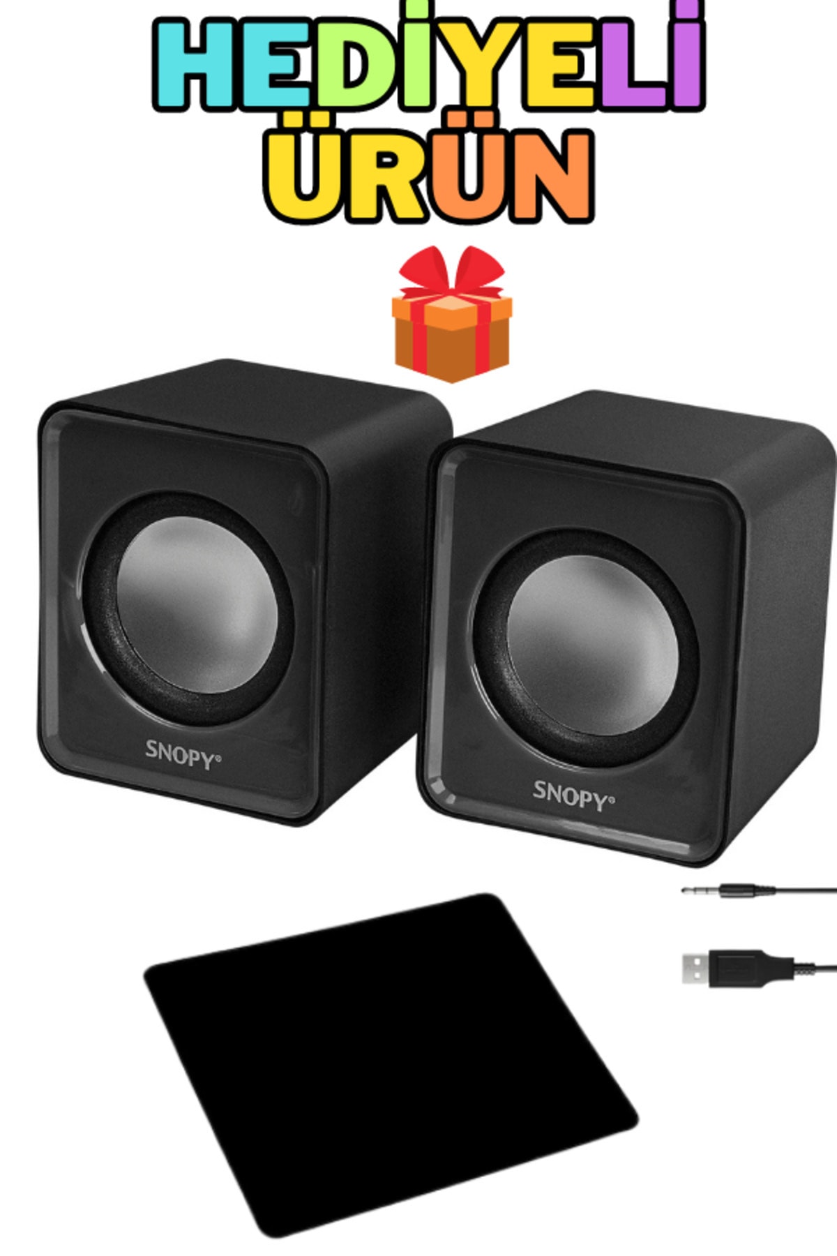 OWWOTECH A Bass 2.0 Siyah Usb Speaker Ses Seviyesi Kontrollü Mini Hoparlör Fiyatı, Yorumları ...