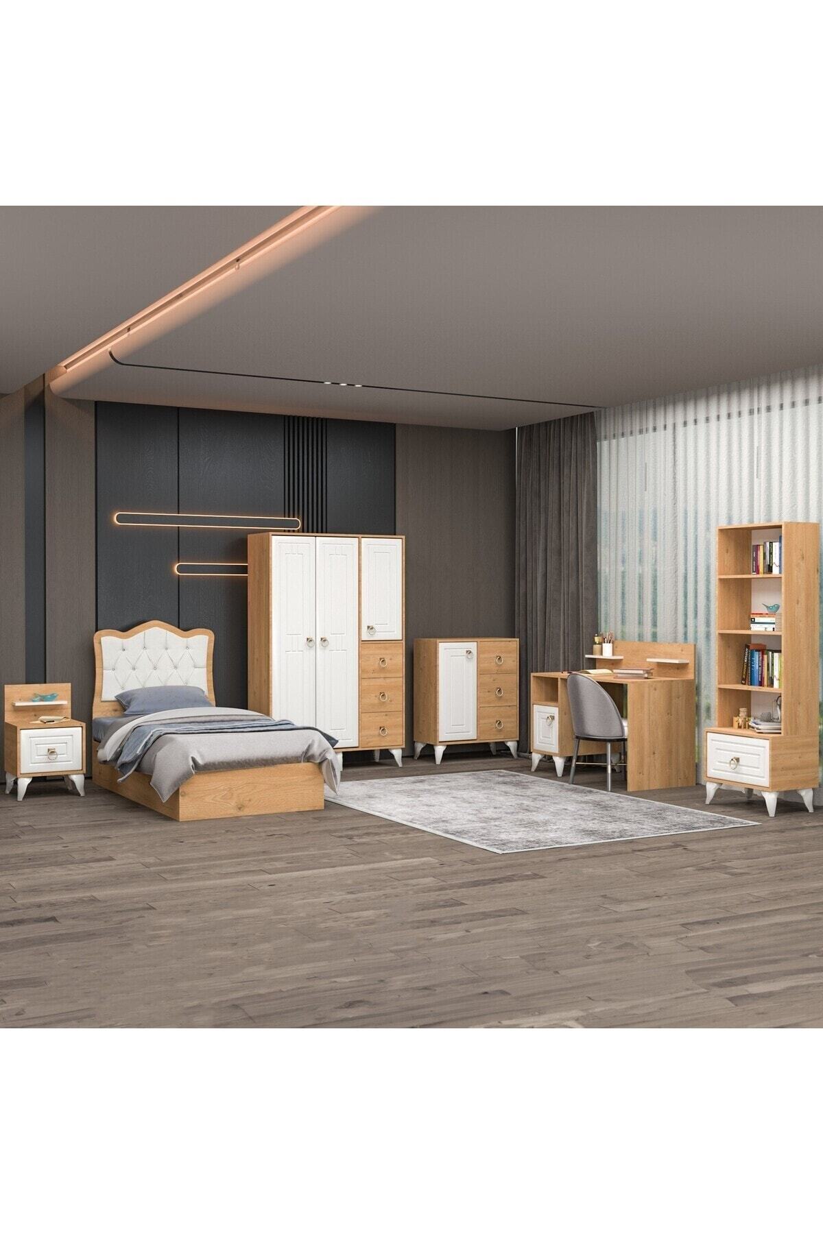 Garaj Home Karmen Genç Odası Takımı 6 Parça - Membran Aytaşı Fiyatı ...