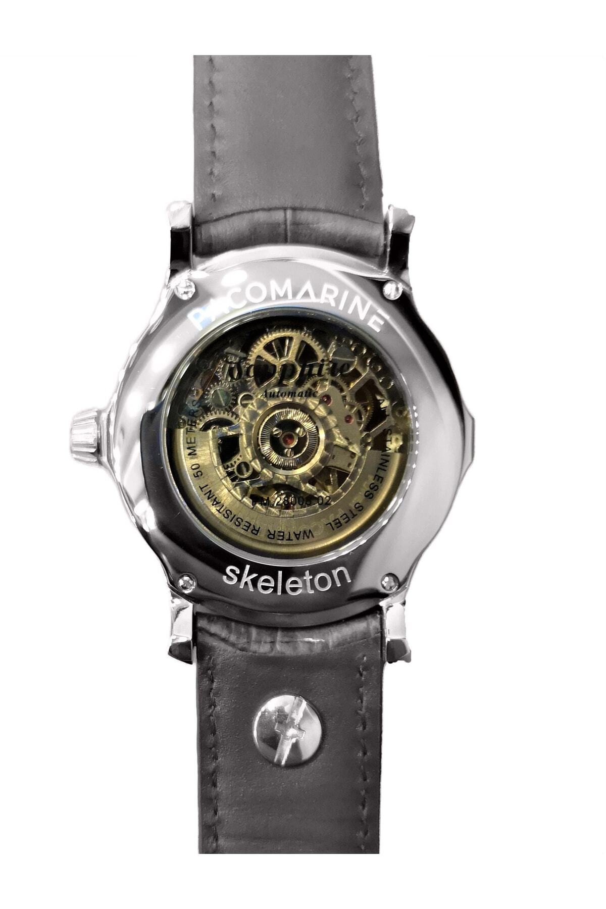 Pacomarine Skeleton PM.28008.01 Otomatik Limitli Erkek Kol Saati ...