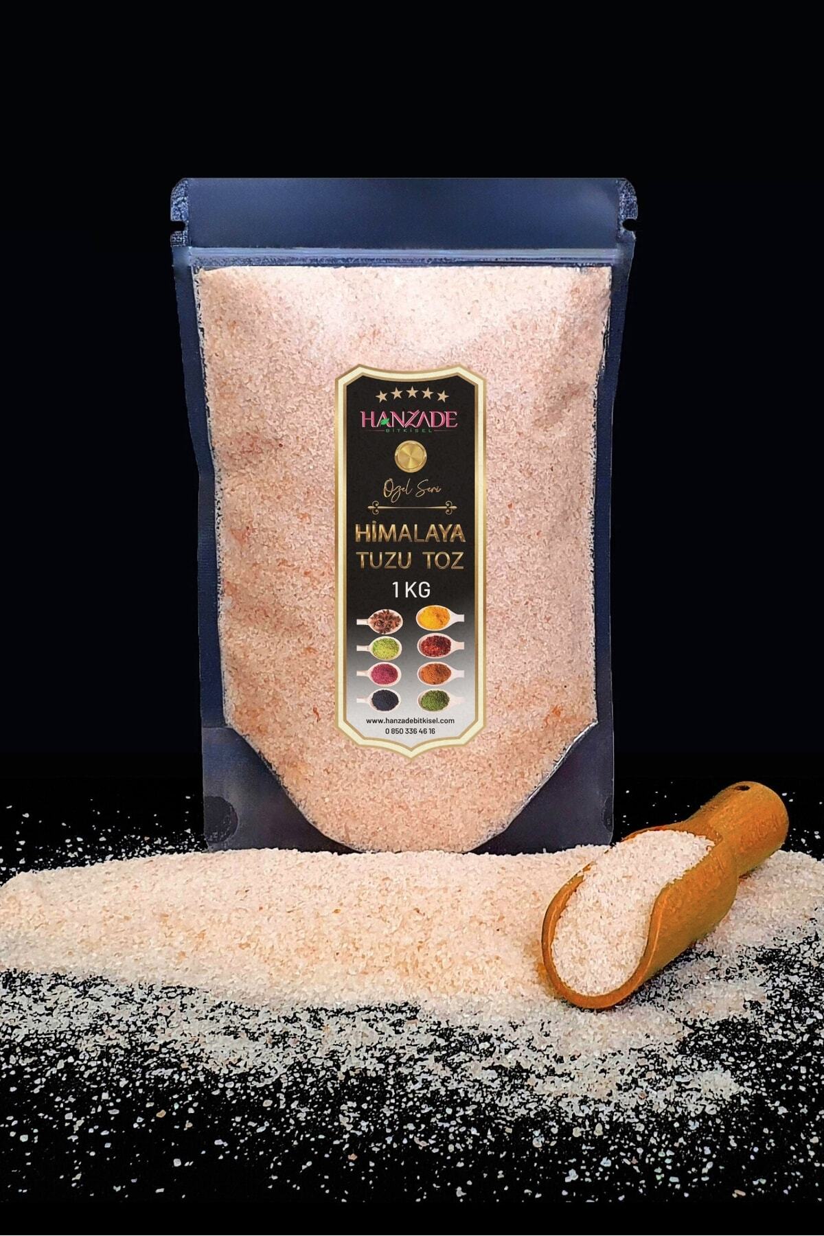 Hanzade Bitkisel Pembe Himalaya Tuzu Toz ve Tane 2'li Set 1 Kg + 1 Kg ...