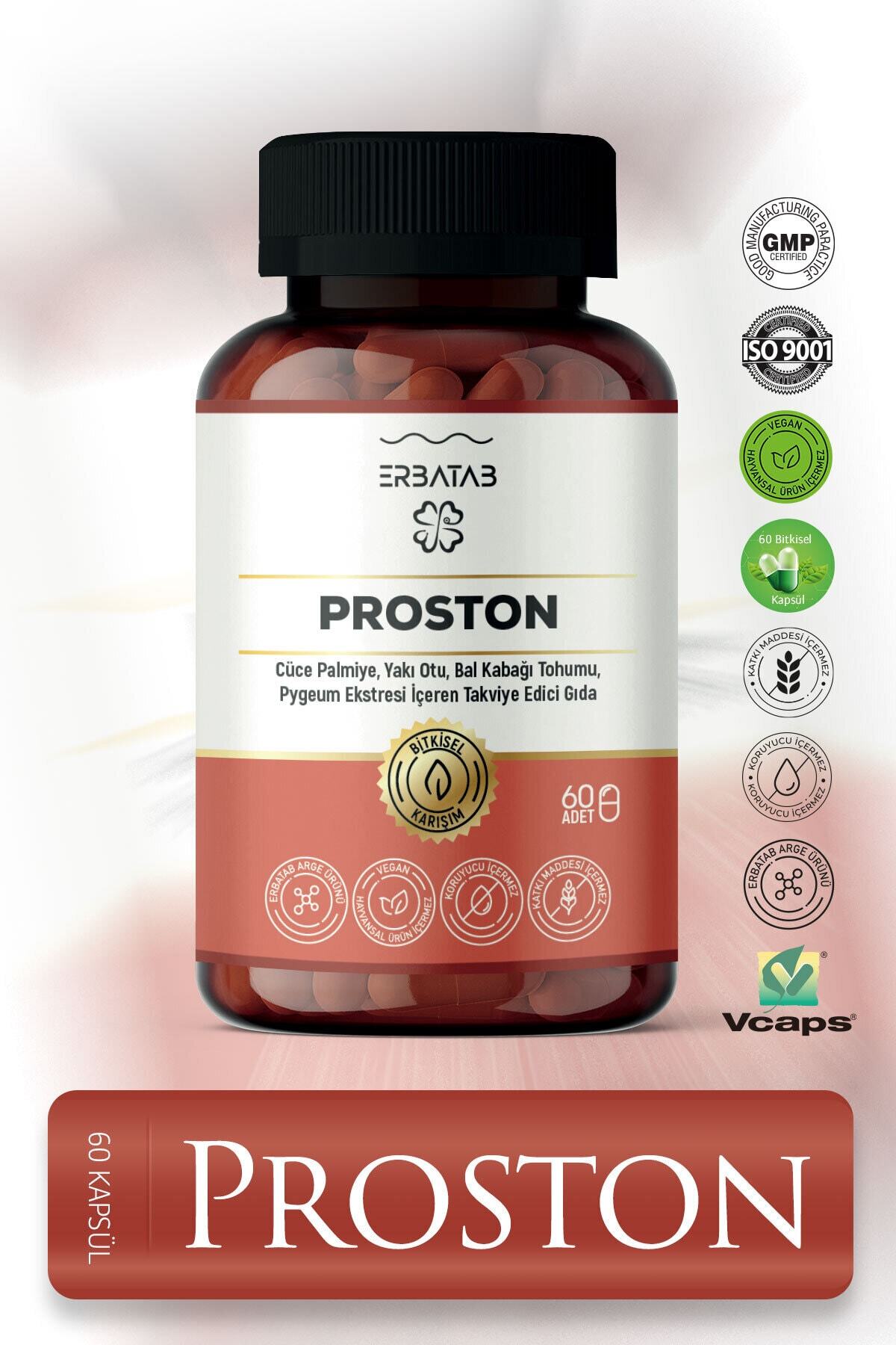 Erbatab Proston (cüce Palmiye-yakı Otu-bal Kabağı Tohumu-pygeum ...