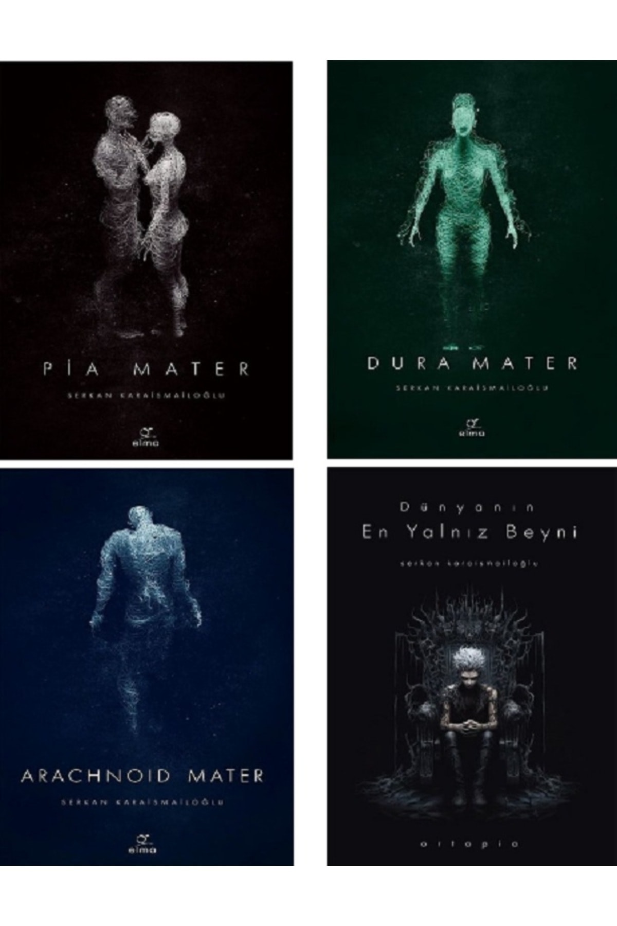 ELMA Yayınevi Dünyanın En Yalnız Beyni - Pia Mater - Dura Mater - Arachnoid Mater /4 kitap ...