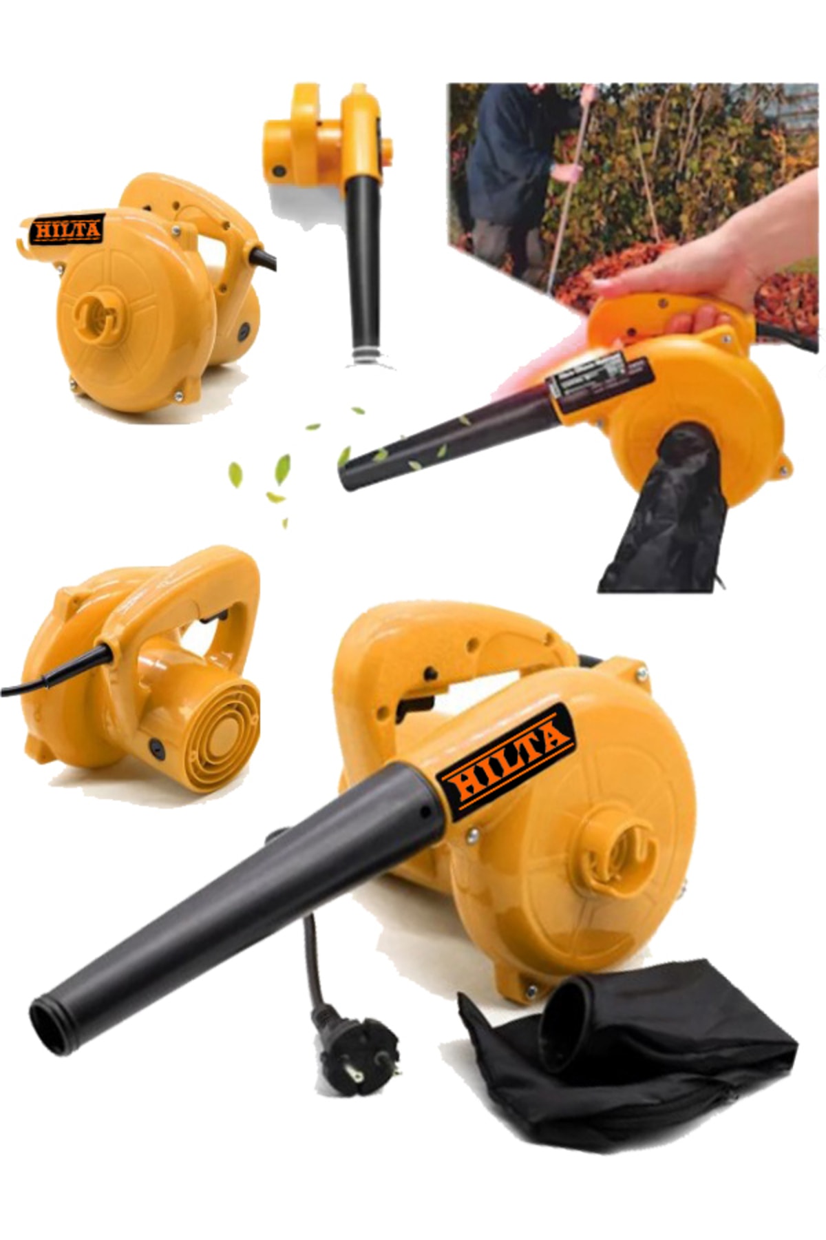 Hilta Power Alman 4800 Watt 6 Kademe Devir Ayarlı Hava Üfleme Emme ...