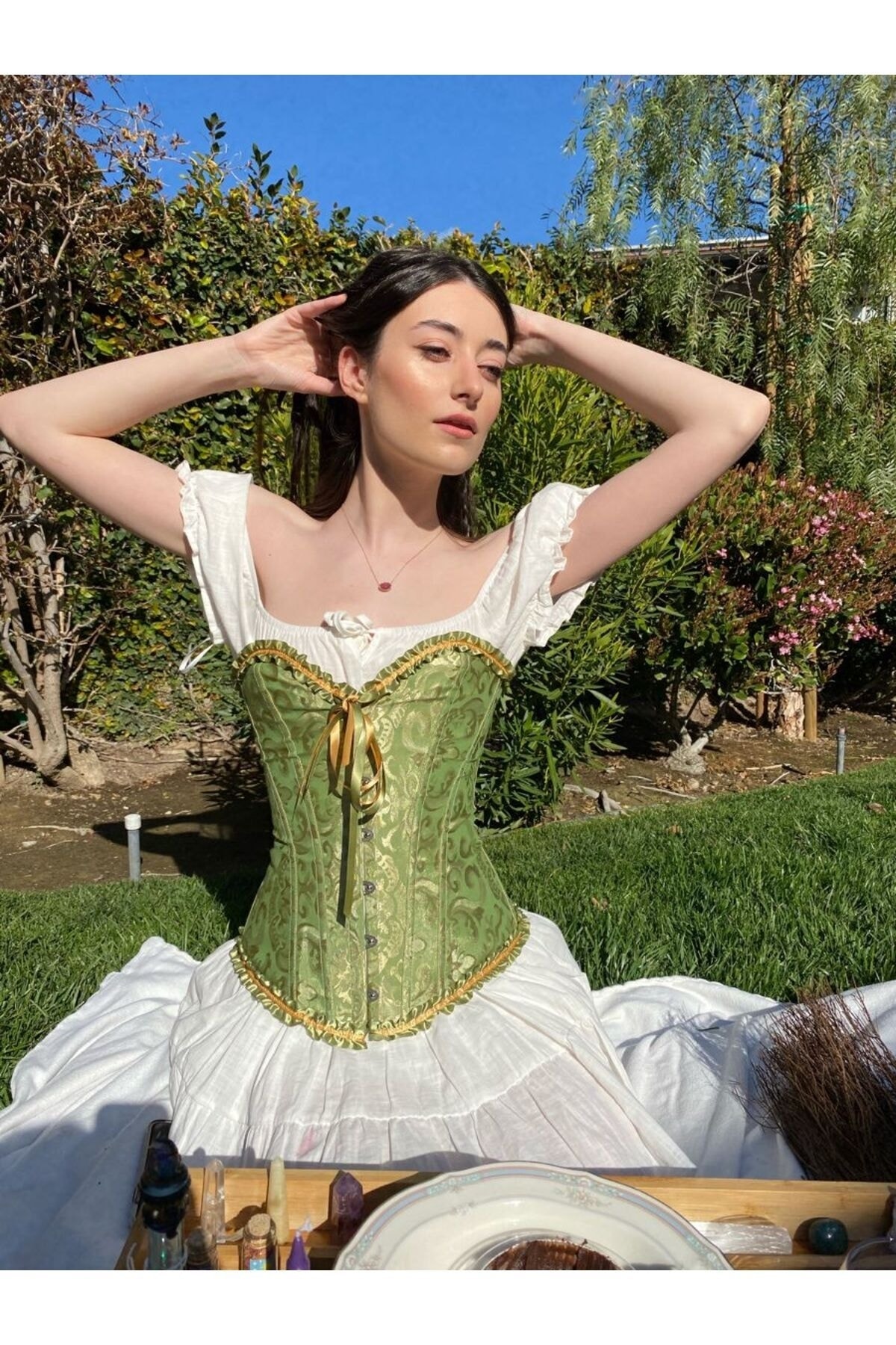 Hera Bella Brıdgerton Gotik Victorian Vintage Korse Büstiyer Fiyatı