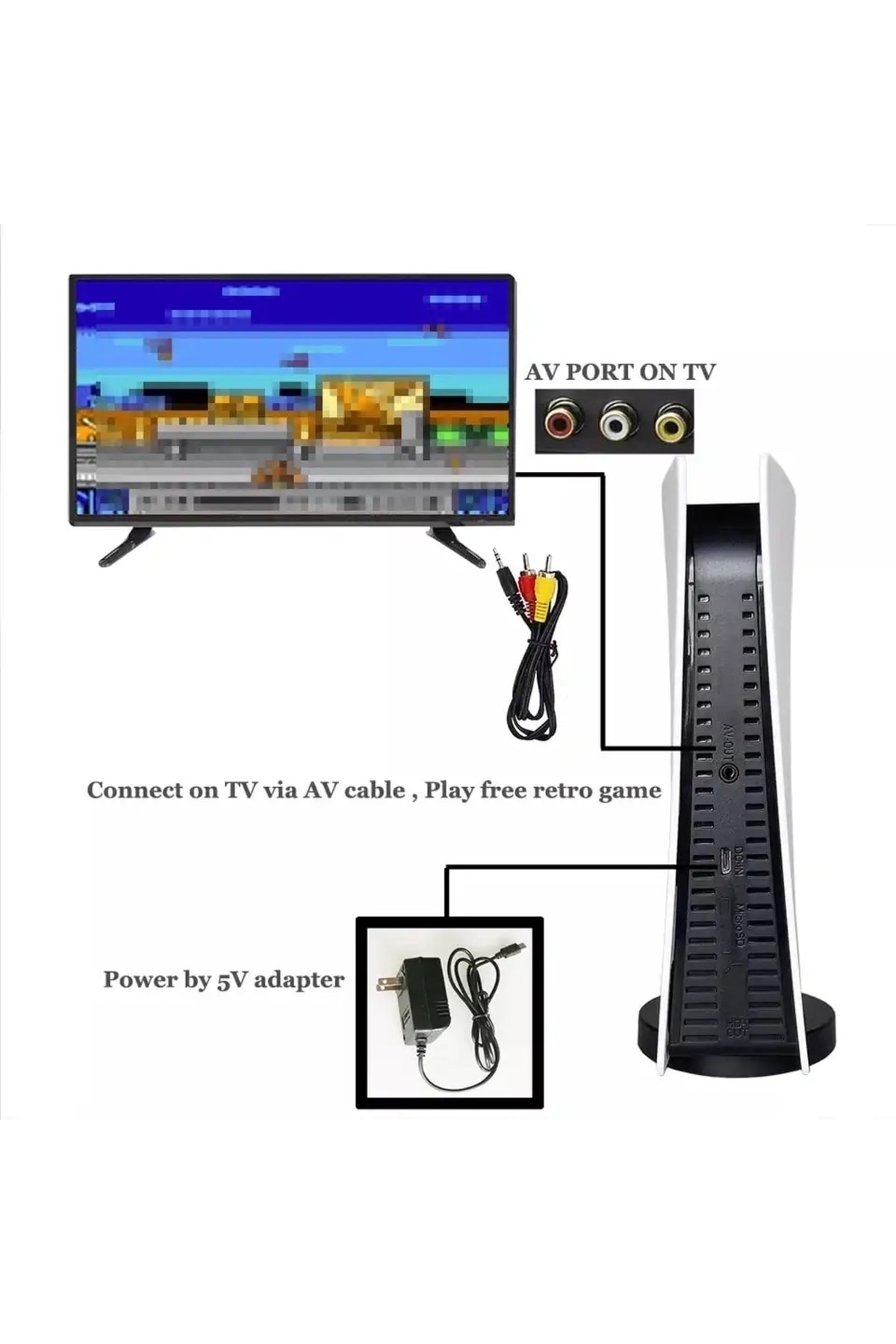 CRKTEKNOLOJİ Atari 200 Oyunlu Konsol Makinası Çift Kollu 8Bit Fiyatı ...