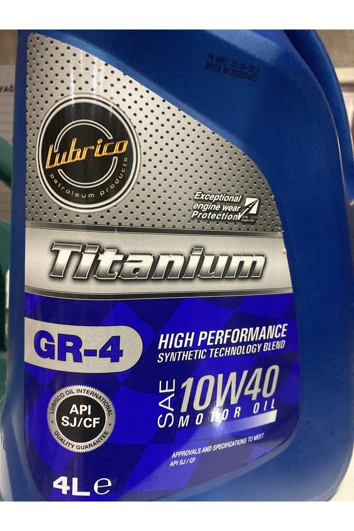 LUBRİCO Titanium 10w-40 4 Lt Fiyatı, Yorumları - Trendyol