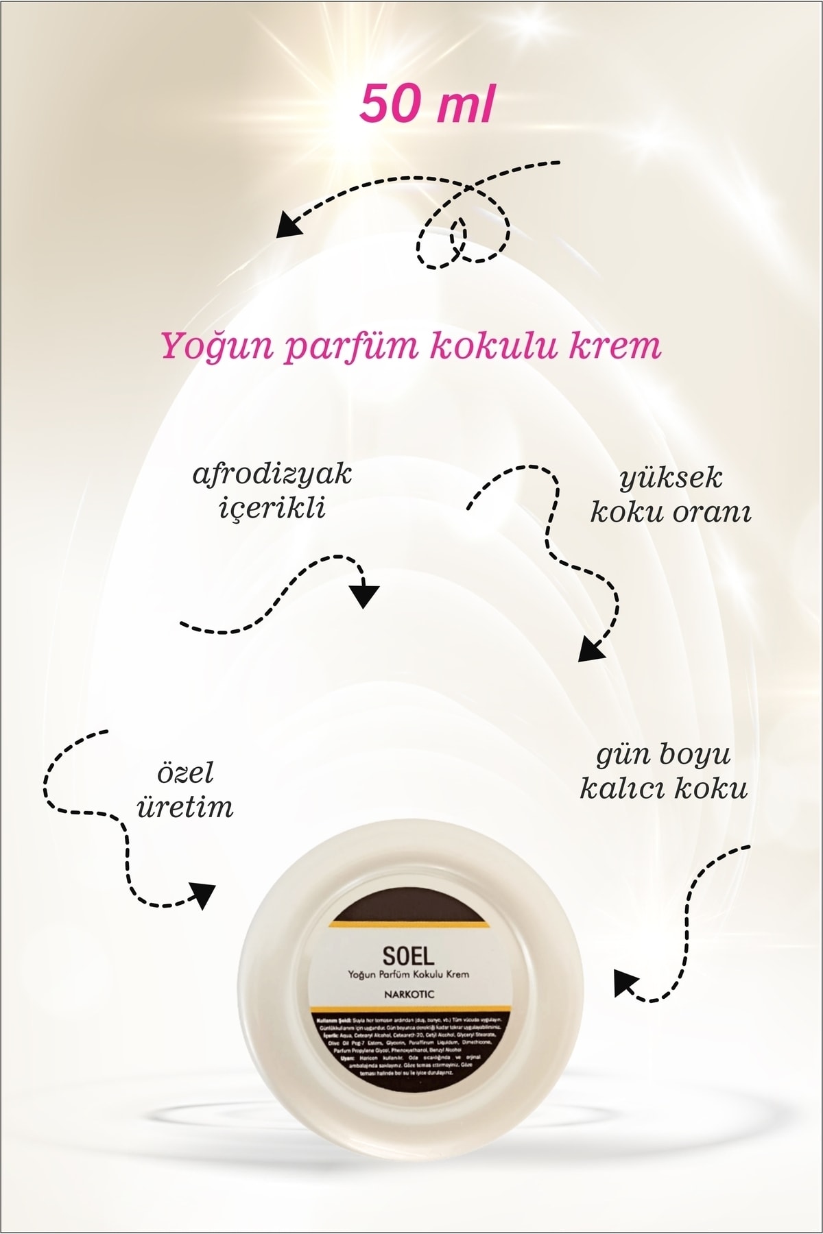 Soel Parfüm Narkotik Krem Edp 50 ml Katı Parfüm - Fiyatı, Yorumları