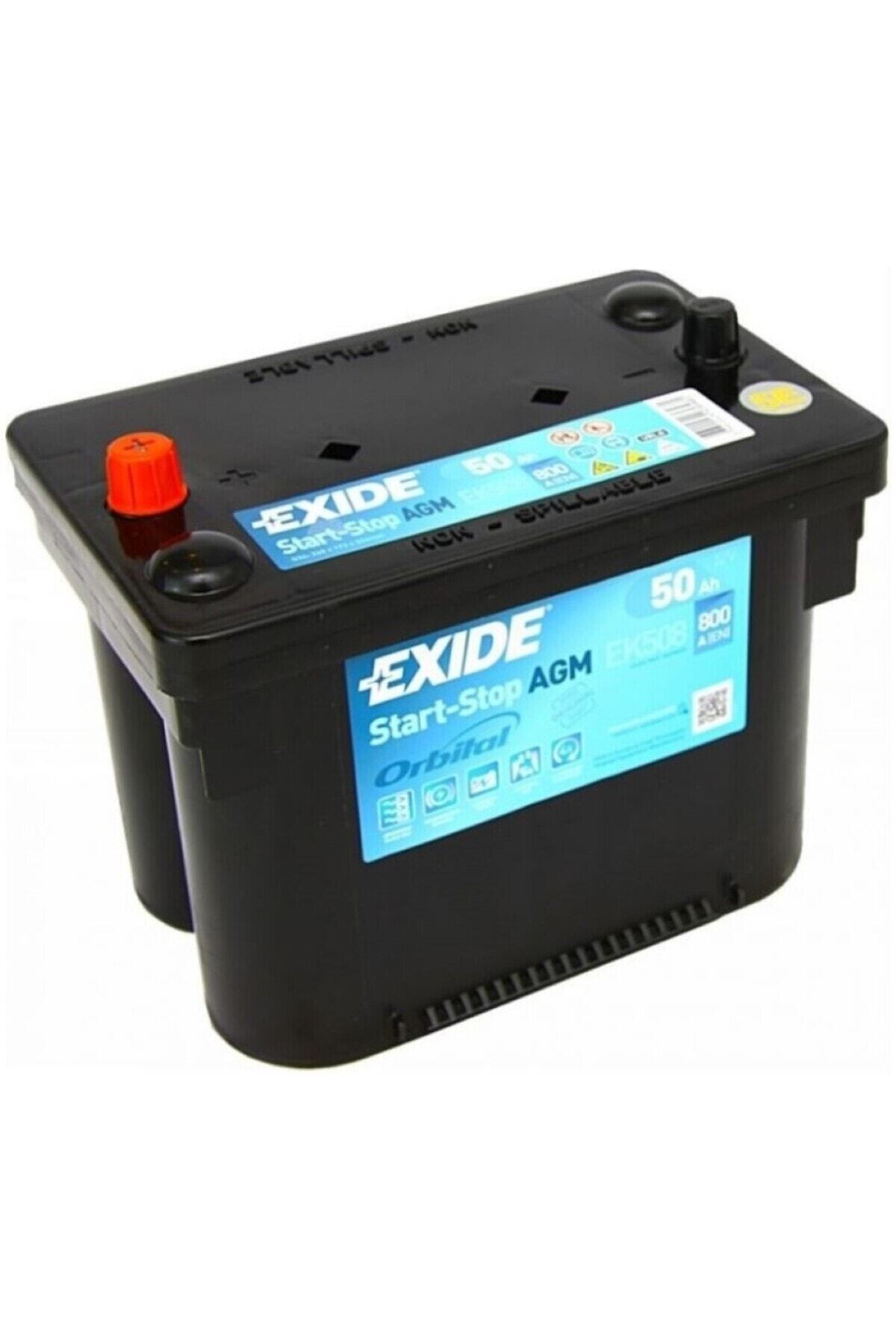 Exide EK508 50Ah 800A 260x173x206 (mm) Fiyatı, Yorumları - Trendyol
