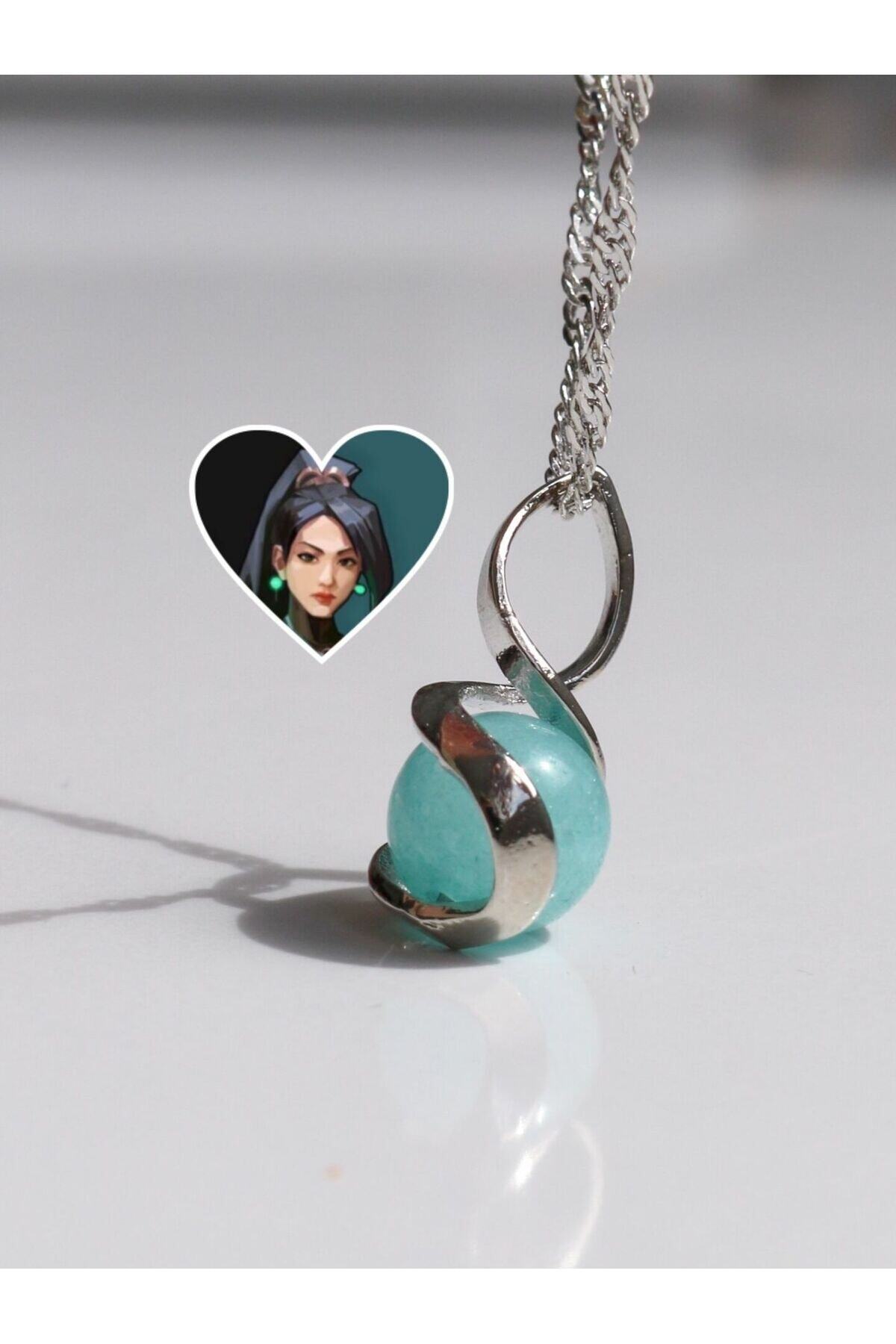Reorah Collection Sage Healing Orb Kolye | Valorant-Altın Kaplama ...