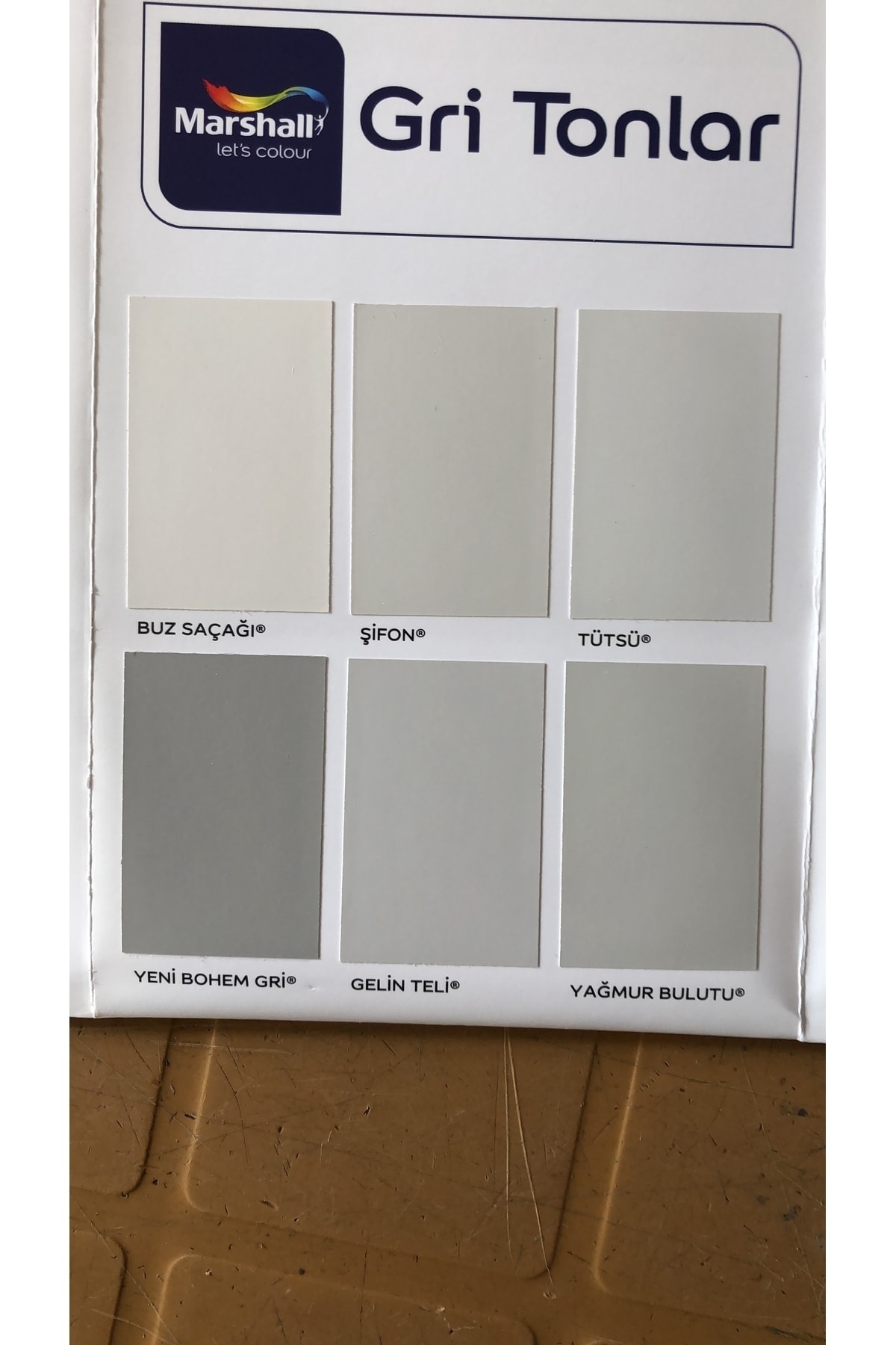 MARSHAL L Fit Silikonlu Tütsü Rengi Ipek Mat Silinebilir Iç Cephe Duvar ...