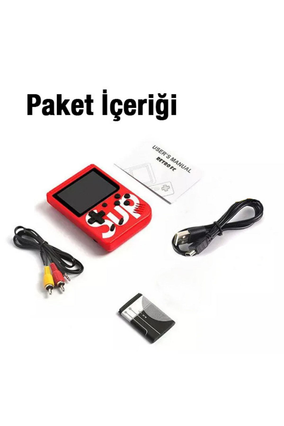 Kamardey 400 Nostalji Oyunlu Taşınabilir Retro Mini Atari Gameboy ...