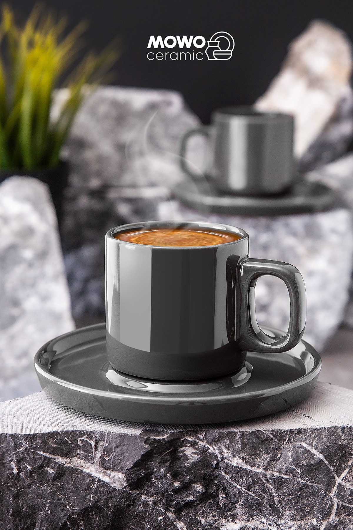 Mowo Home Hatsu Türk Kahvesi, Espresso, Hediyelik 2 Li Kahve Fincanı ...