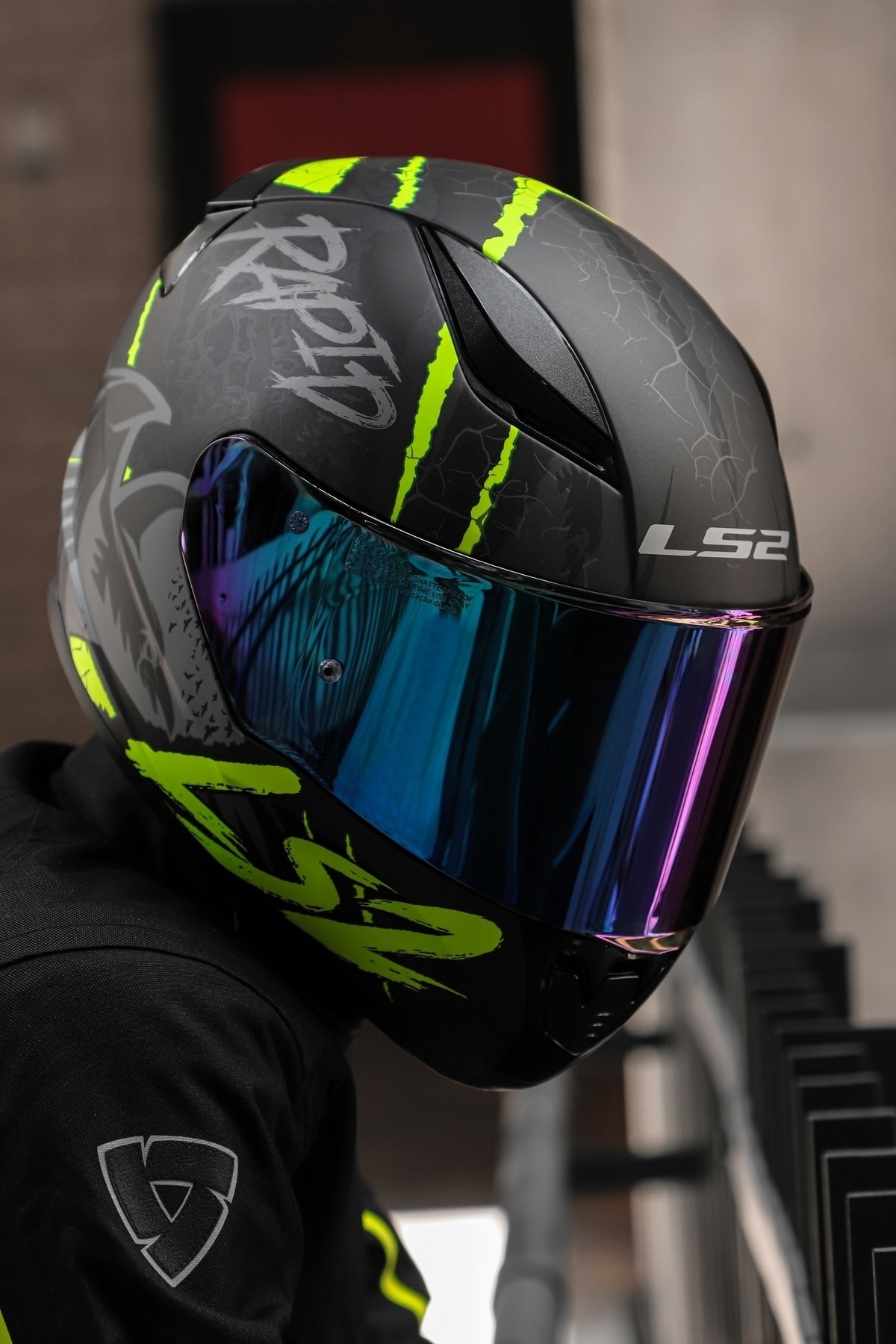 LS2 Rapıd 2 Raven Mat Siyah-gri-neon Sarı Kask Fiyatı, Yorumları - Trendyol