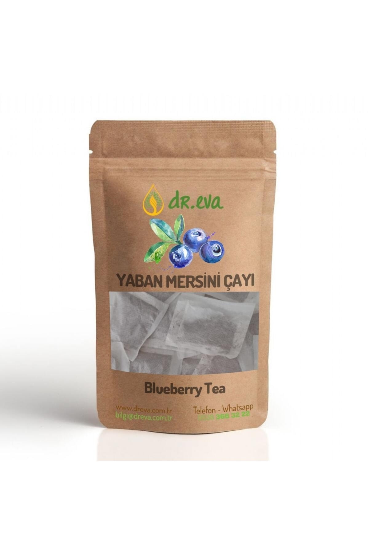 DR EVA Natural Blueberry Tea - 50 Straining Bags- Trendyol