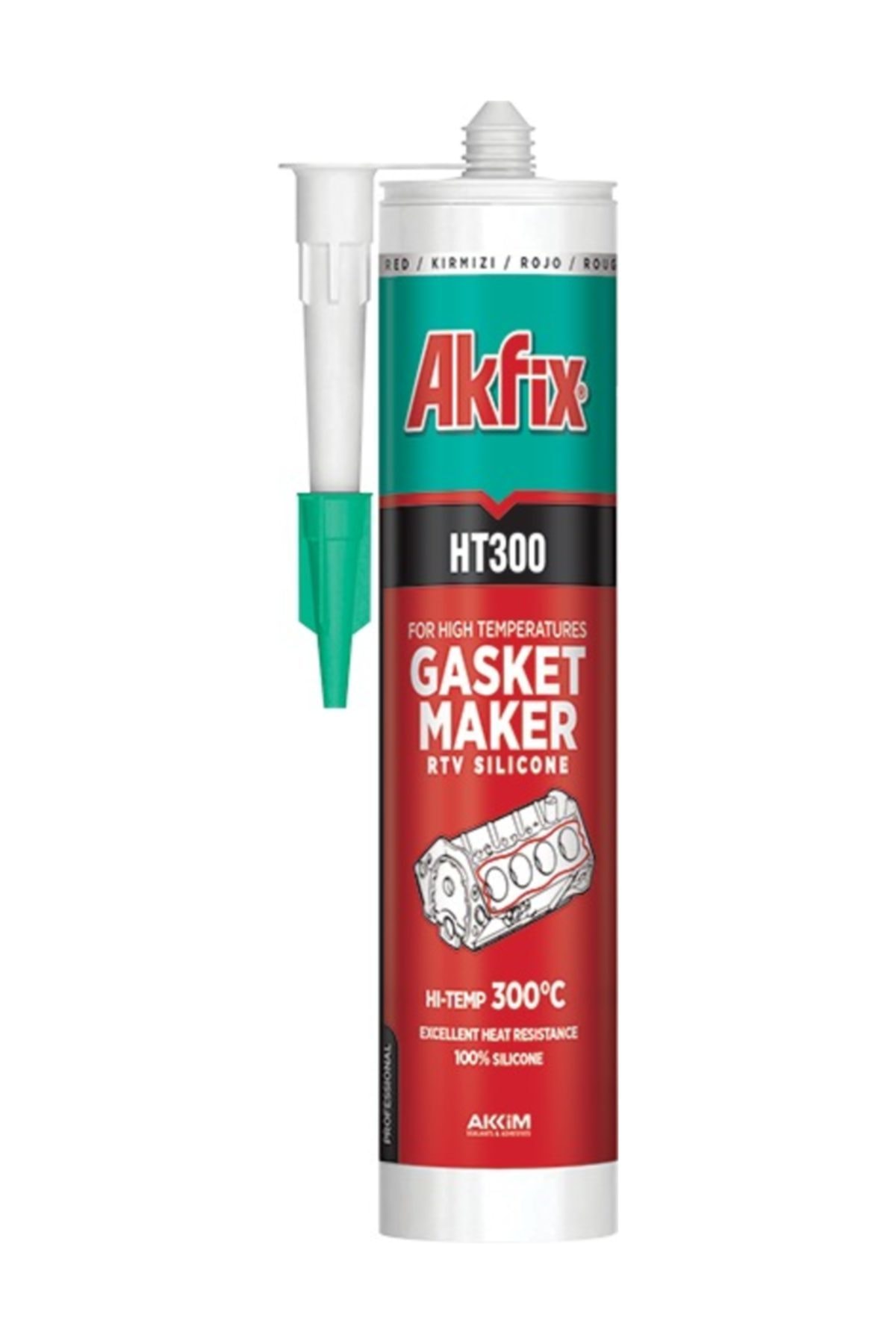 Akfix Ht300 Yüksek Isı Silikon " 300 °c" Dayanıklı 360 gr - Fiyatı ...