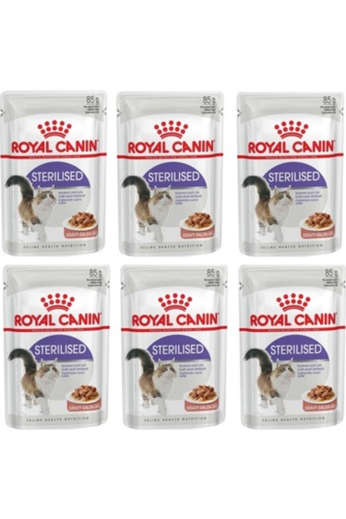 Royal Canin Gravy Sterilised Kısırlaştırılmış Kedi Maması 85 grx6 Adet ...