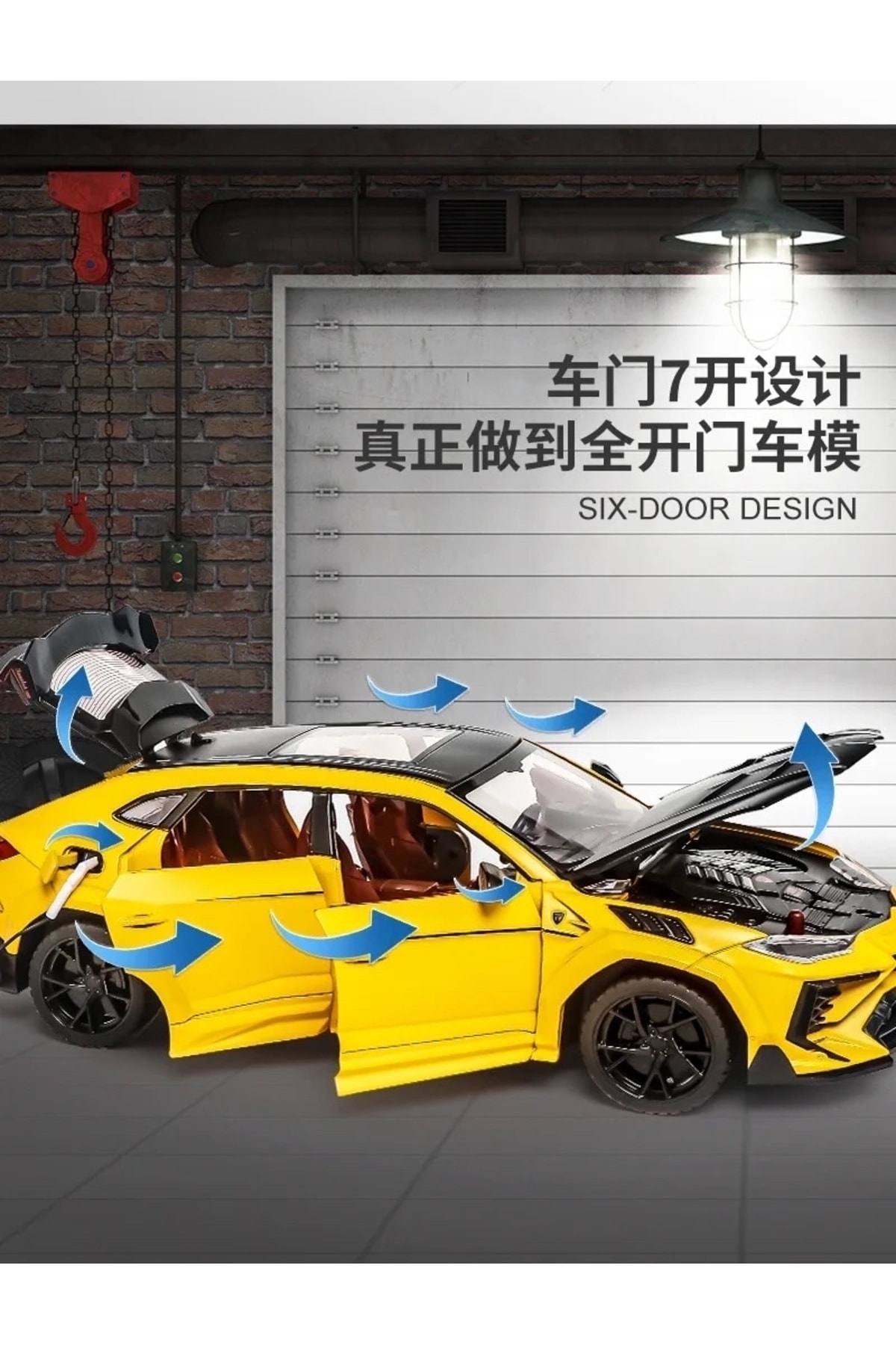 CarStore LAMBORGHİNİ URUS 1:24 MODEL MAKET ARABA SARI Fiyatı, Yorumları ...