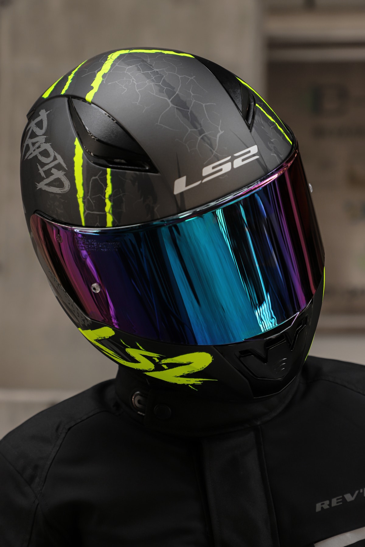 LS2 Rapıd 2 Raven Mat Siyah-gri-neon Sarı Kask Fiyatı, Yorumları - Trendyol