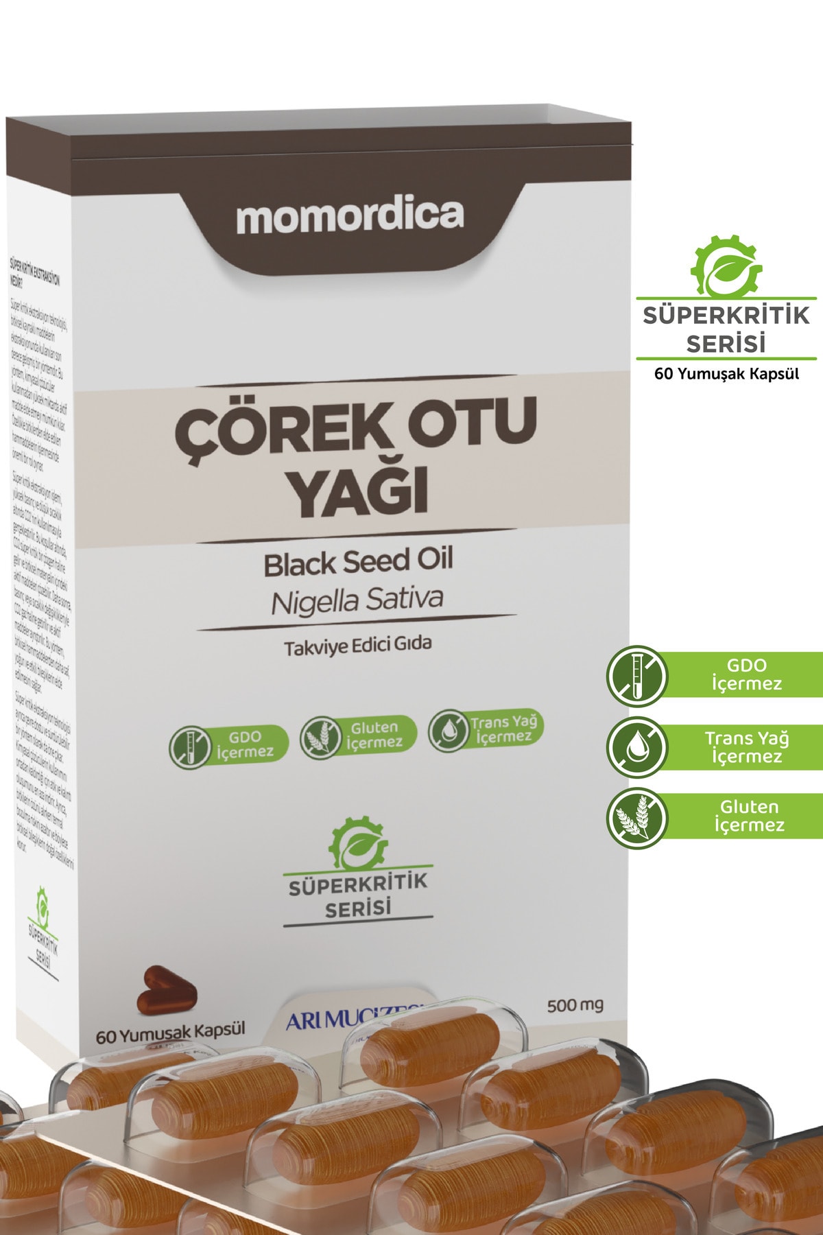 MOMORDİCA Çörek Otu Yağı - 60 Yumuşak Kapsül Fiyatı, Yorumları - Trendyol