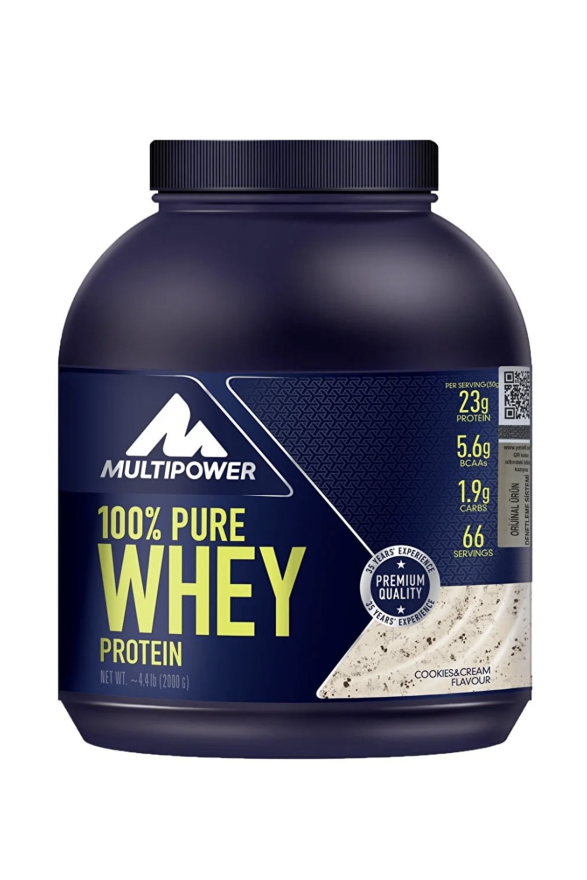 Multipower %100 Pure Whey Protein 2000 Gr - Cookies Cream Fiyatı ...