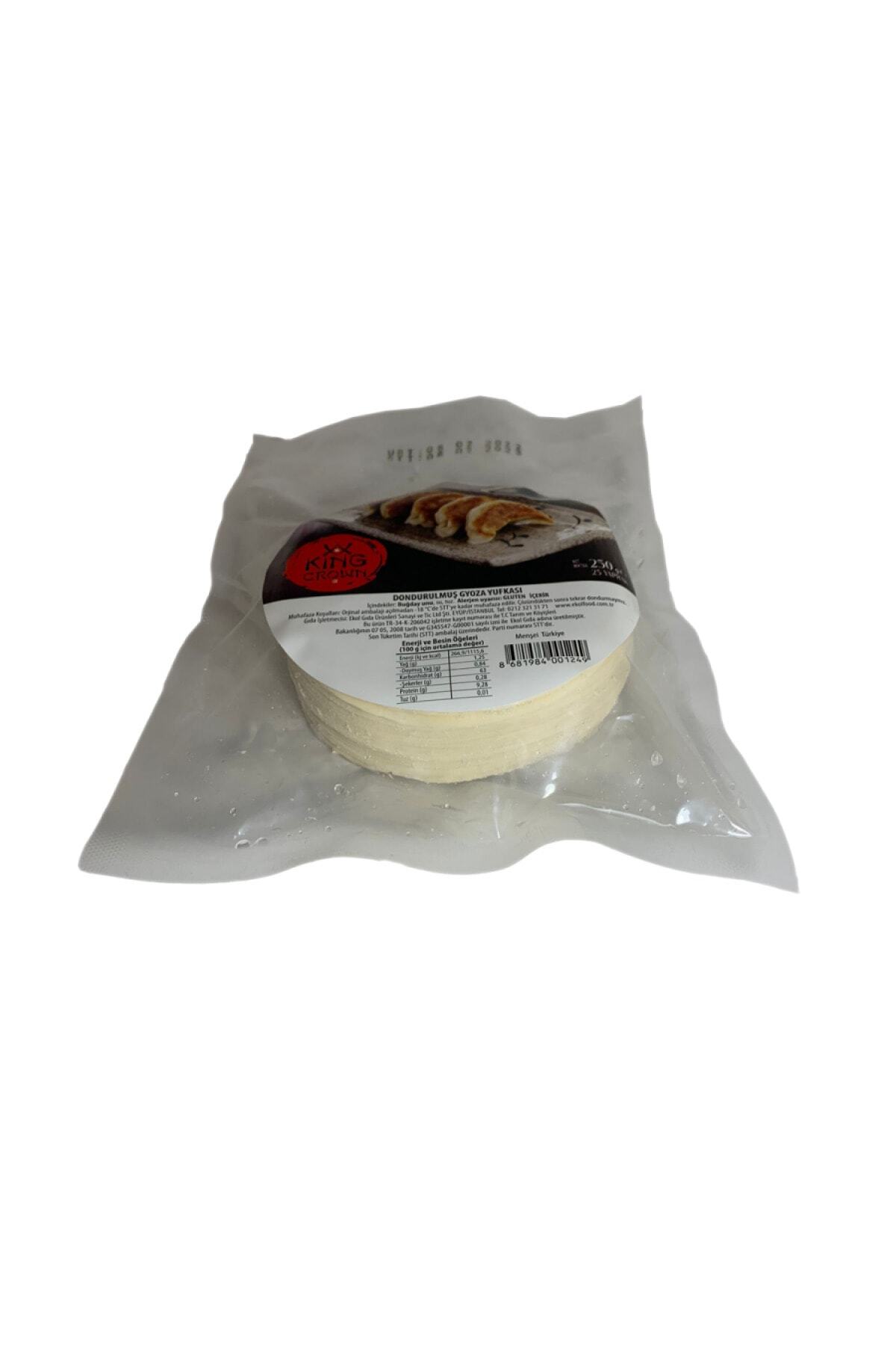 King Crown Dondurulmuş Gyoza Çin Mantı Yufkası 250g 25 Yaprak Dumpling ...