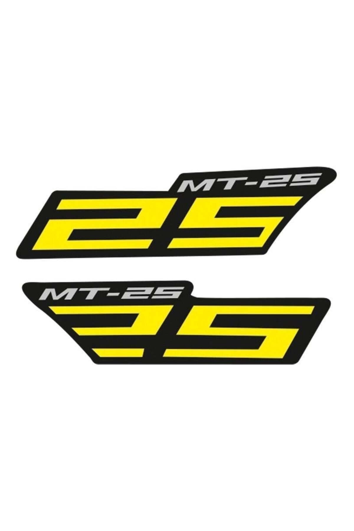 Motozenn YAMAHA MT-25 UYUMLU SARI YAN STICKER SET Fiyatı, Yorumları ...