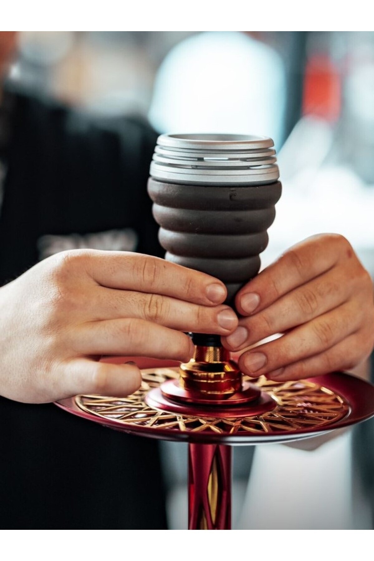 Uneed Hookah Uneed Flame Lotus Közlük Nargile Alüminyum Lüle Isı Ve Kömür Yüksek Performans ...