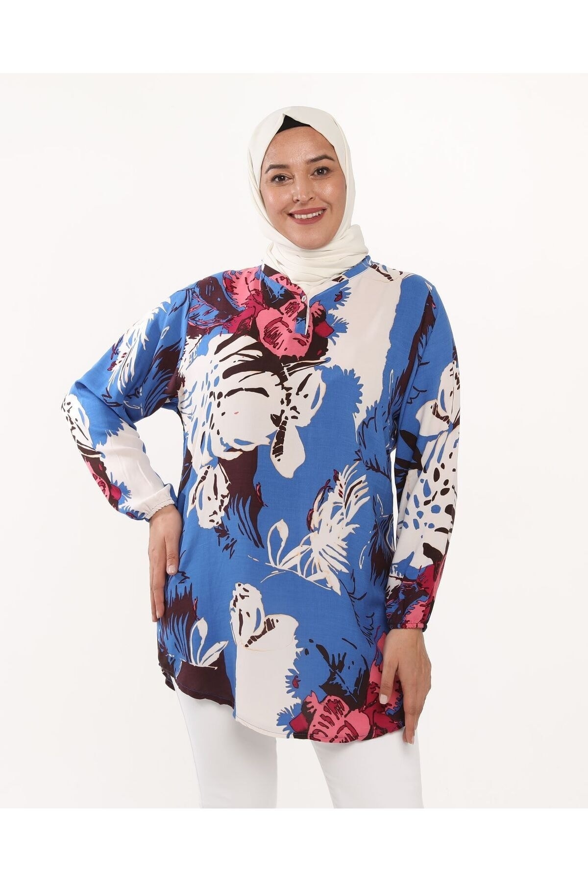 MIZMIZ VİSKON YUMUŞAK DOKUMA PAMUK KUMAŞ TUNİK Fiyatı, Yorumları - Trendyol