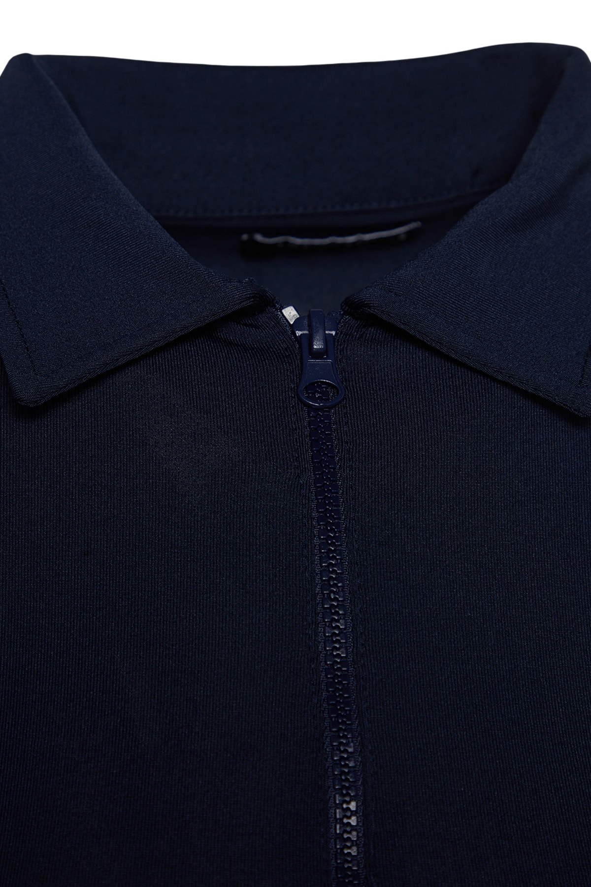 Trendyol Collection Navy Blue Zipper Collar Detailed Snap Fastener ...