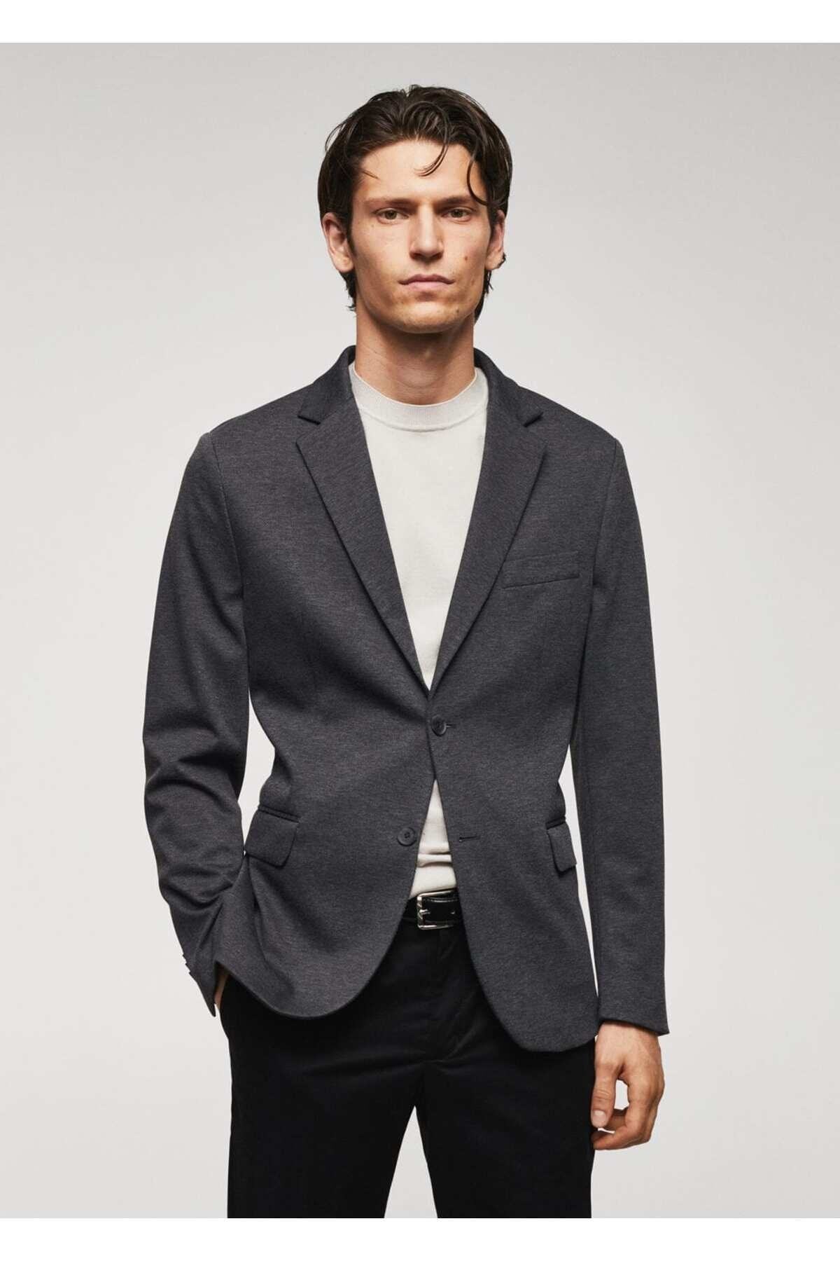 MANGO Man Dar Kesimli Mini Dokuma Blazer Ceket Fiyatı, Yorumları - Trendyol