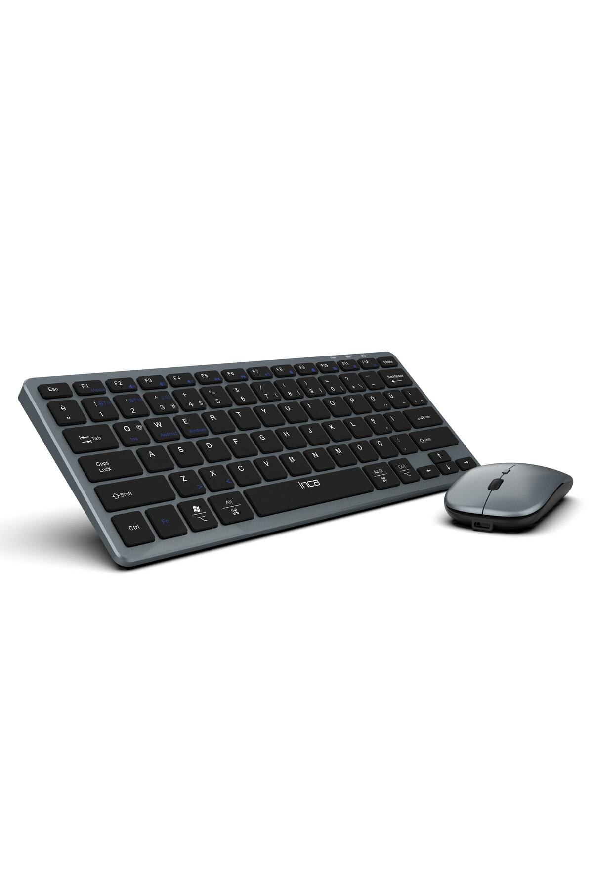 Inca IBK-572BT Dual Mod Bluetooth + 2.4G Rechargeable Smart Keyboard ...